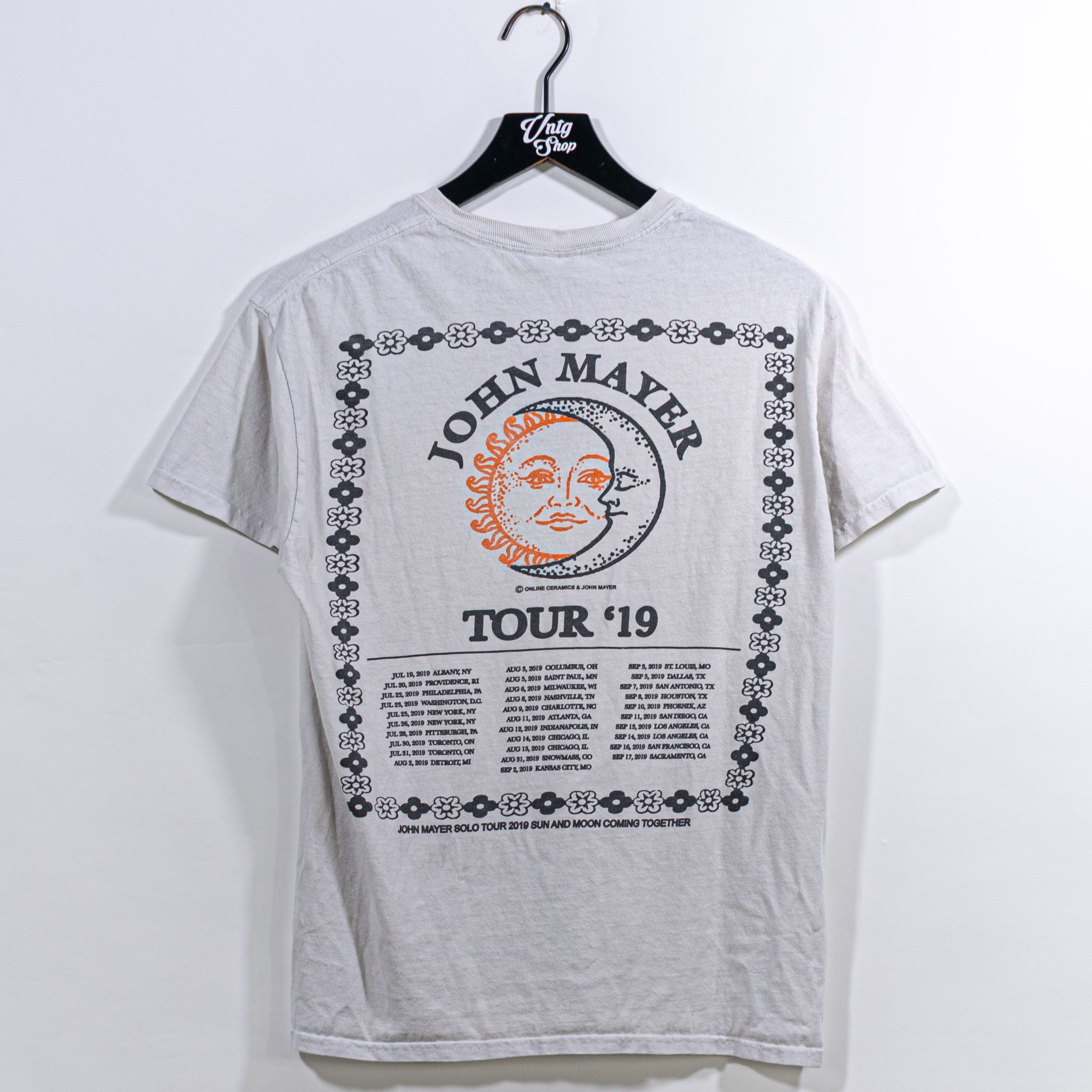 Vintage 2019 John Mayer Tour T-Shirt Online Ceramics | Grailed