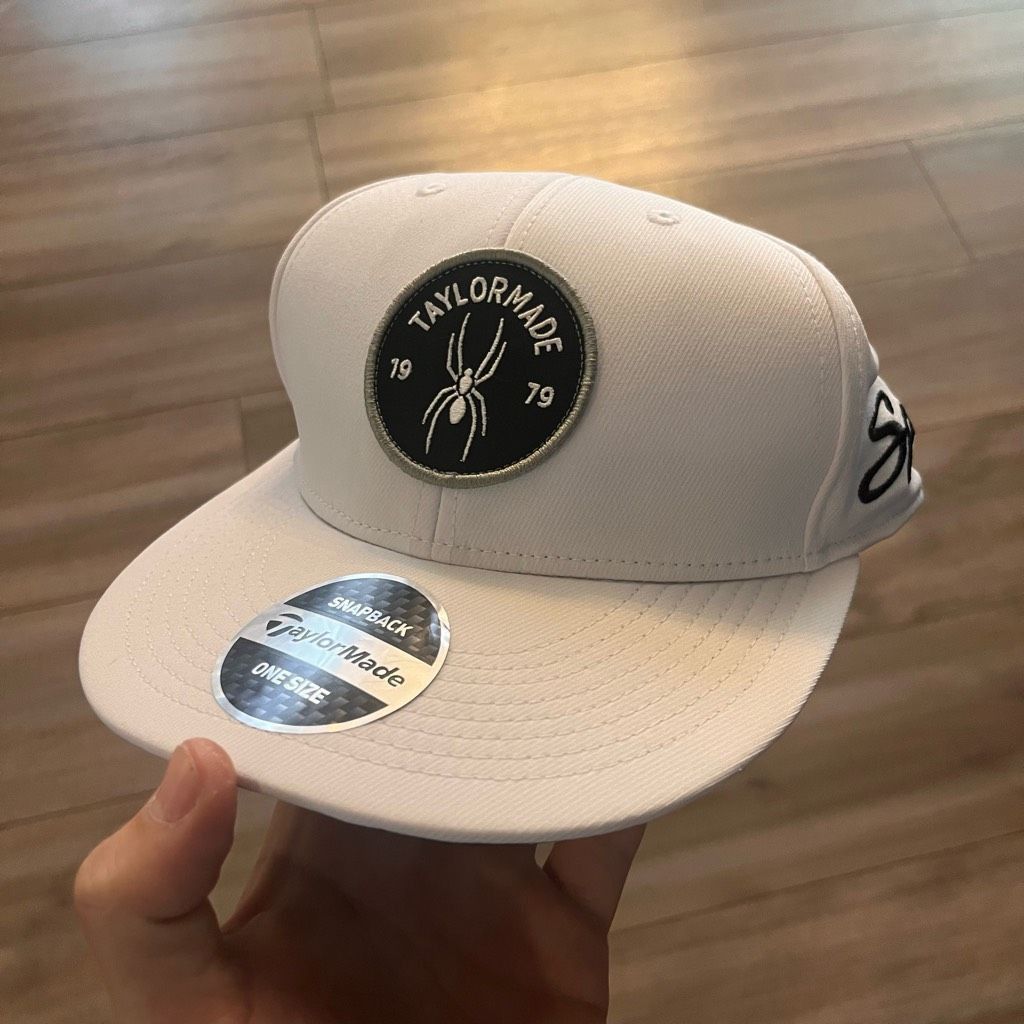 Nike TaylorMade Spider Golf Promo White/Black Snapback Hat Footjo | Grailed