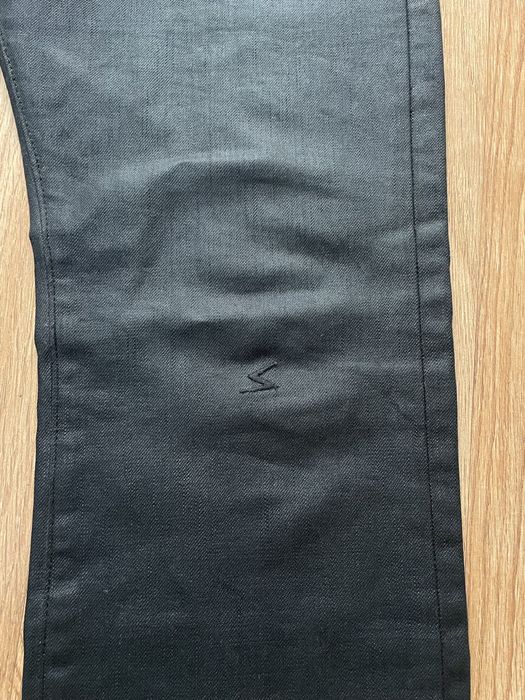 Undercover SS07 Undercover Zipper Waist Lightning Bolt Wax Denim Jeans ...