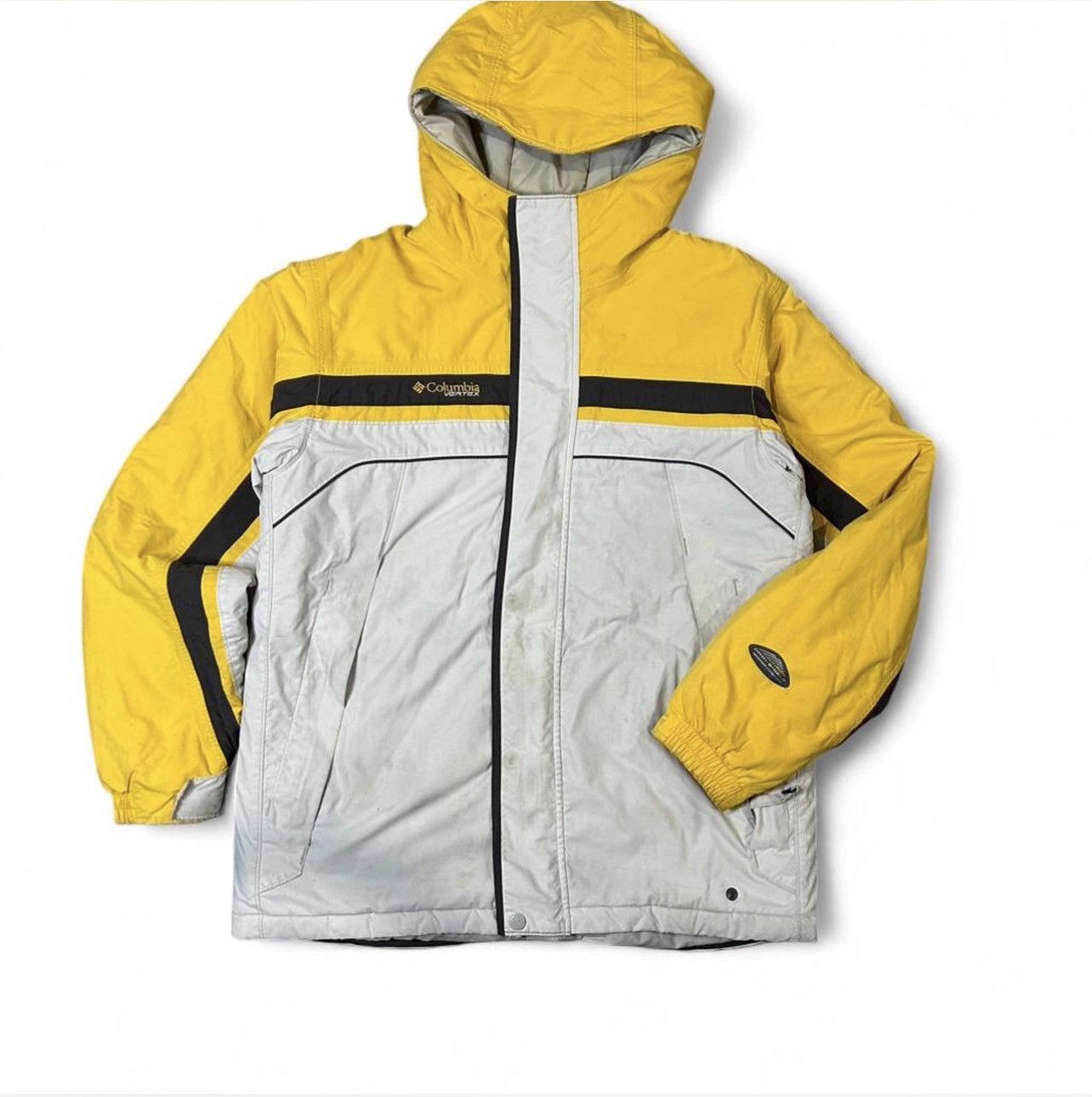 Columbia Vintage Columbia Vertex Puffer Ski Jacket Yellow | Grailed