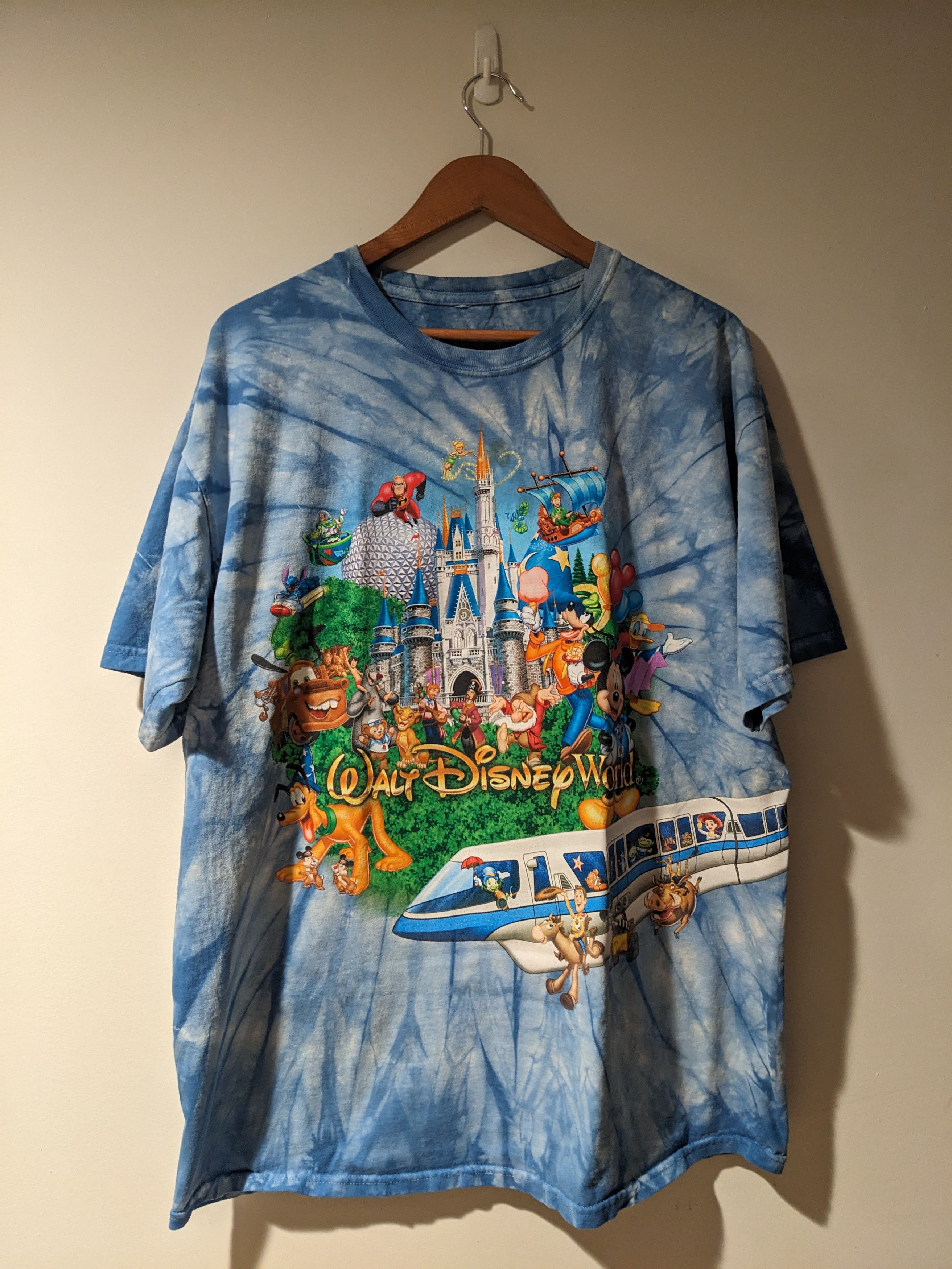 Disney × Streetwear × Vintage Vintage Walt Disney World Wrap Around Tie ...