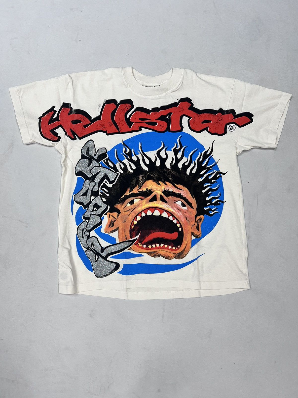 HELLSTAR Hellstar Studios Screaming Kid White T-Shirt | Grailed