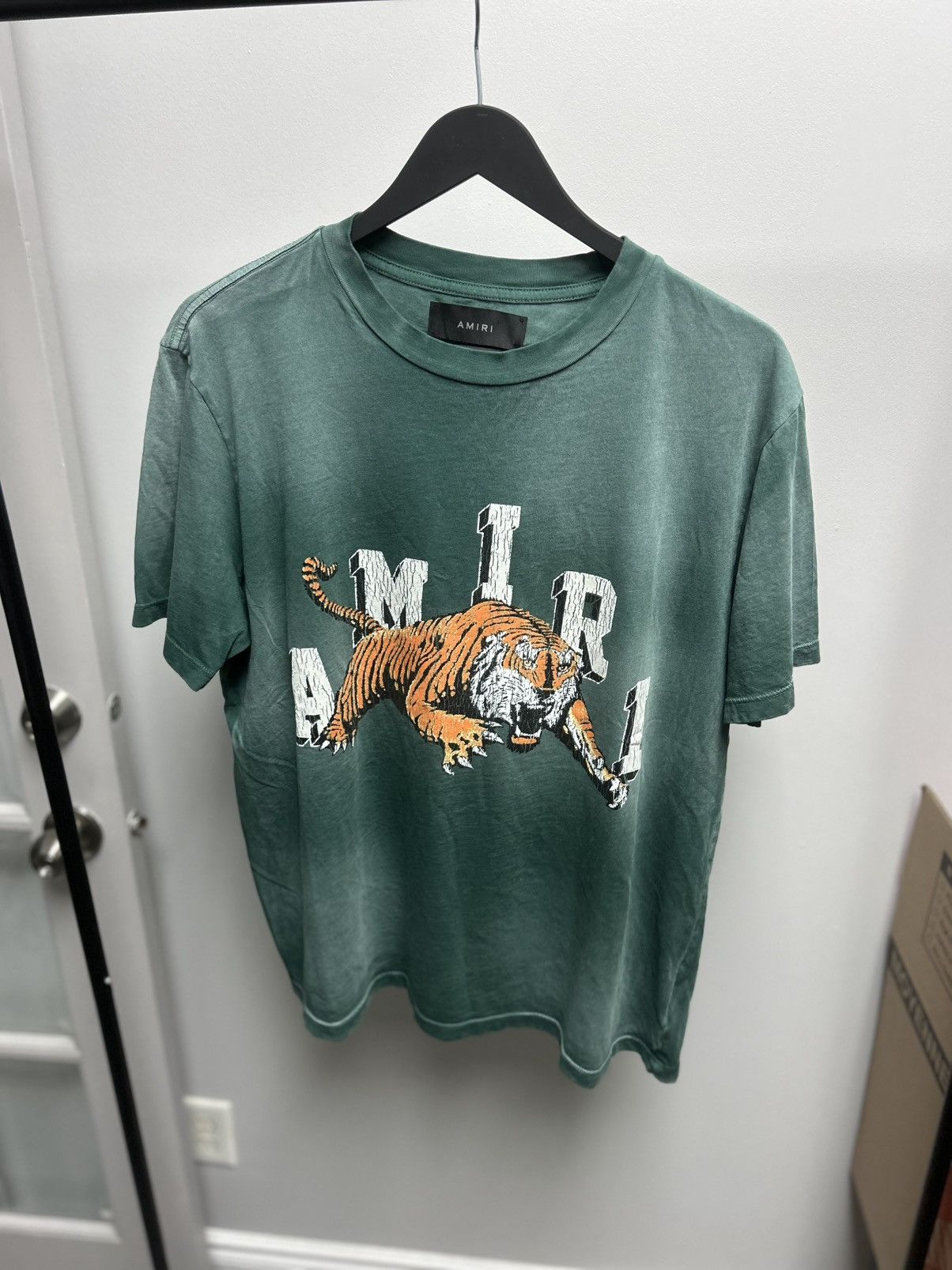 Amiri Amiri Vintage Tiger Tee Green - Size Large BNWT | Grailed