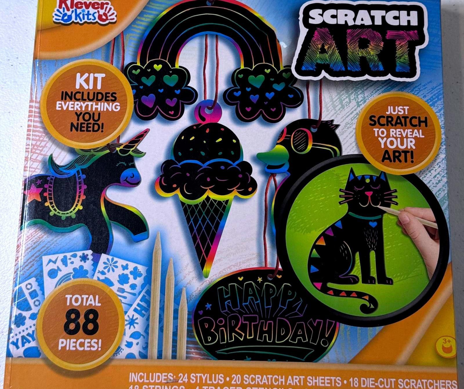 Designer Klever Kits Scratch Art Set - Complete Craft Kit | Grailed