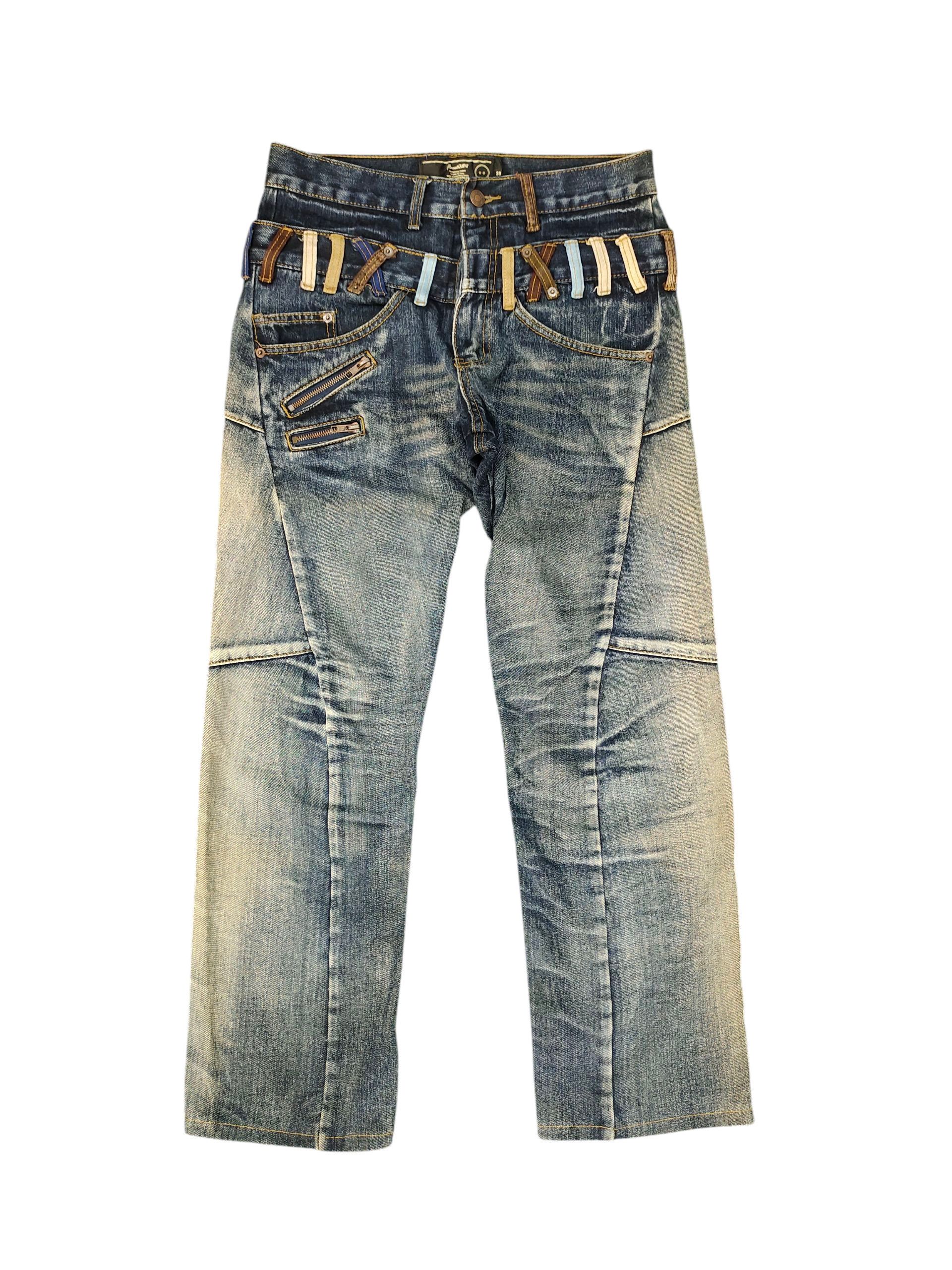 Number (N)ine Breathmint Number Nine Double Waist Clawmark Denim Jeans ...