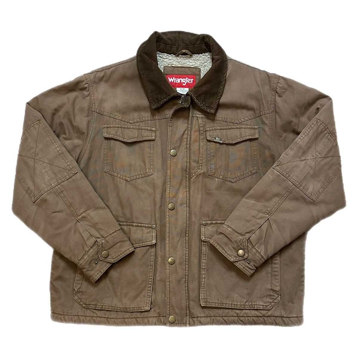 Vintage × Wrangler Vintage Wrangler Sherpa Lined Jacket | Grailed
