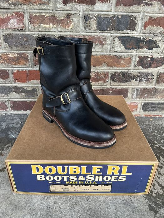 Ralph Lauren Double RL RRL Engineer Boots | Grailed
