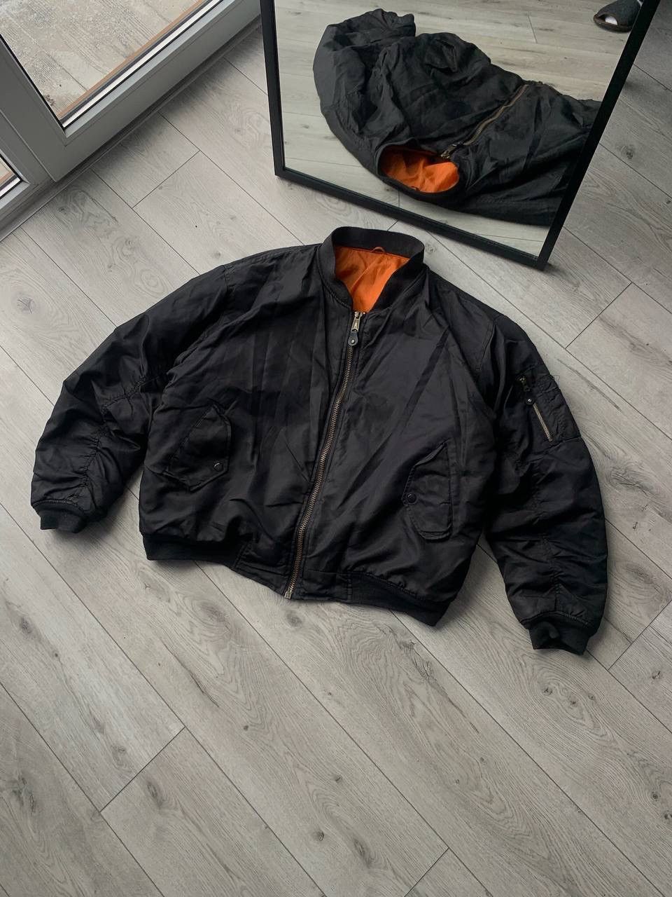 Ma 1 × Streetwear × Vintage Vintage 90's MA-1 Flyers Bomber Jacket XL Opium Rare | Grailed