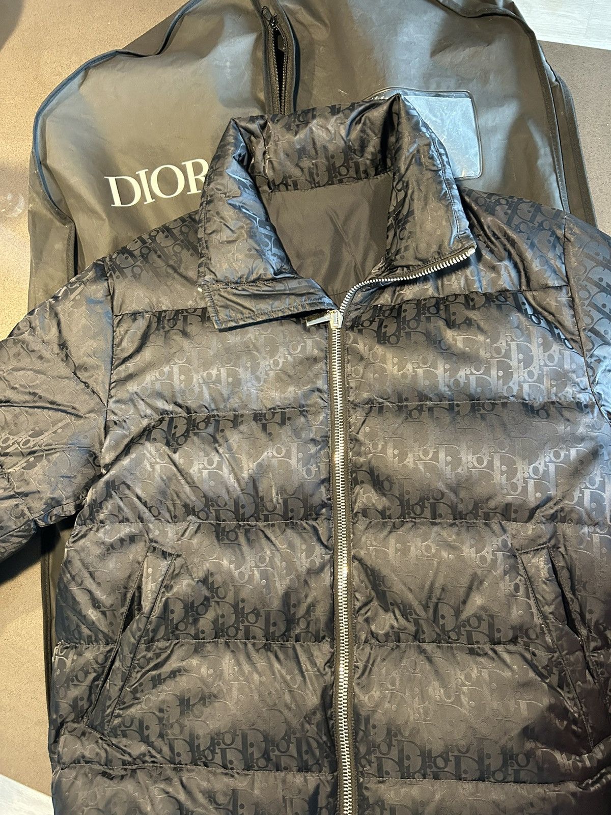 Dior DIOR OBLIQUE DOWN JACKET | Grailed