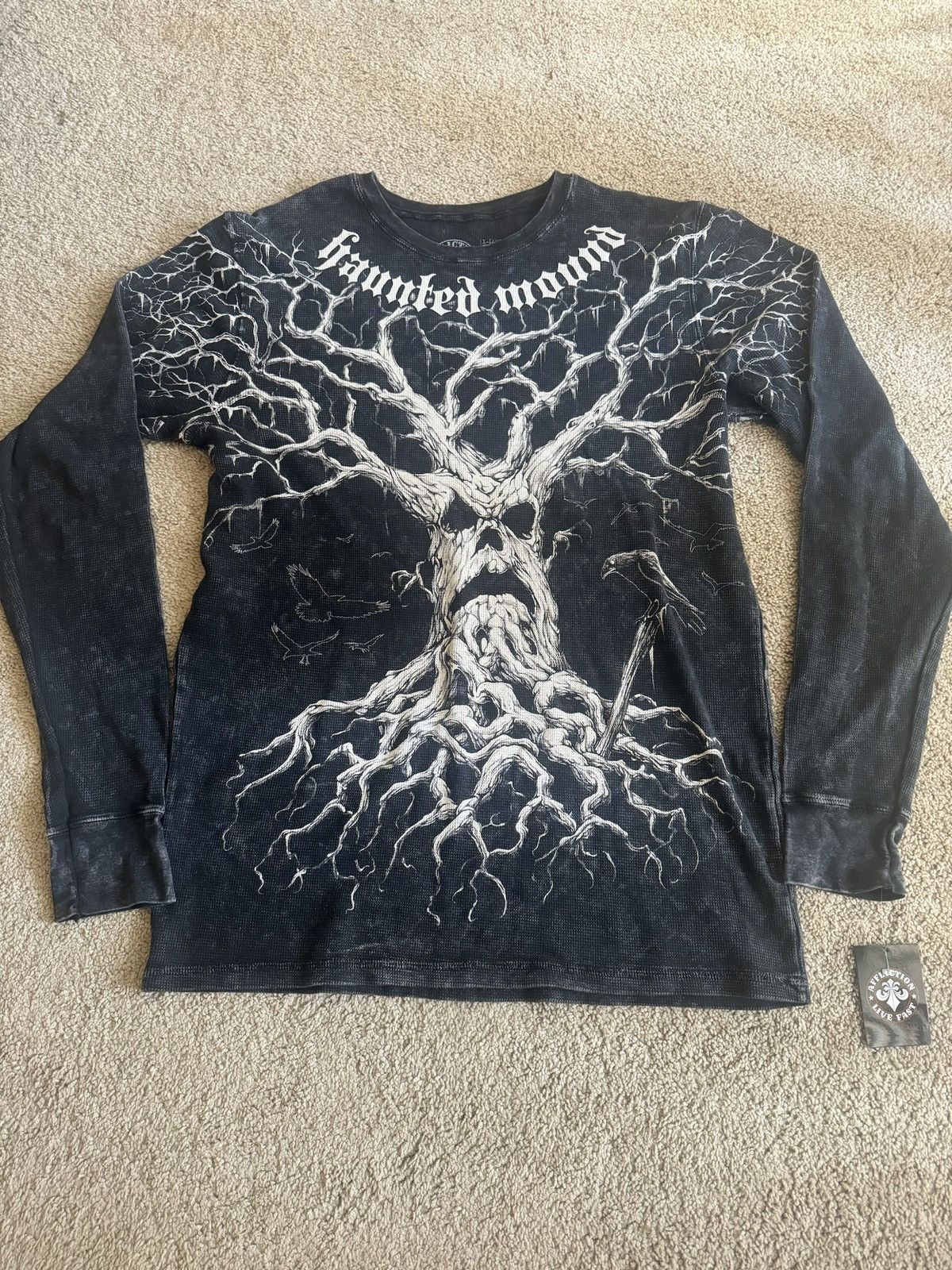 Affliction Affliction Haunted Mound Sematary Harold thermal | Grailed