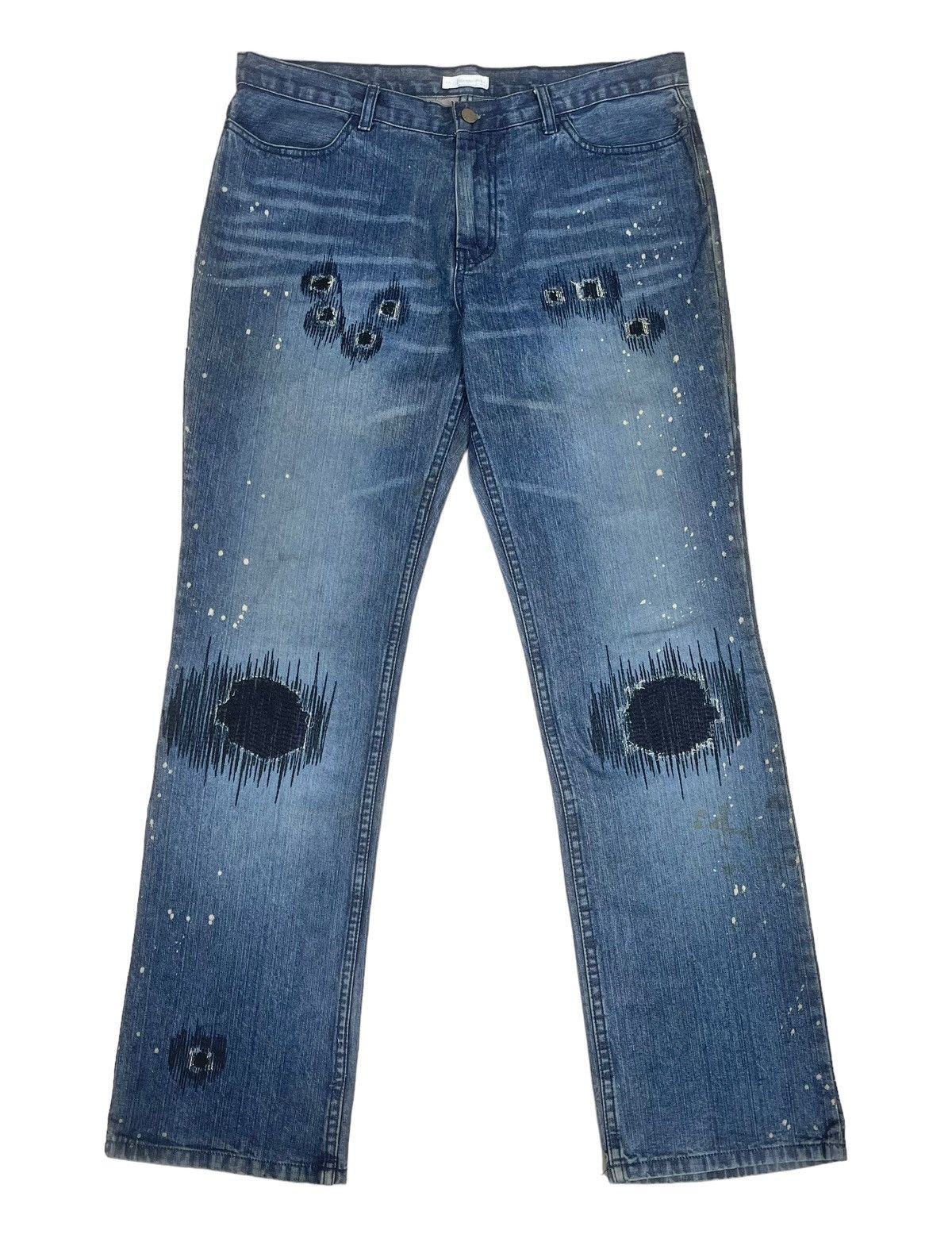 Vintage Vintage Number Nine “Bullet Holes” Jeans | Grailed