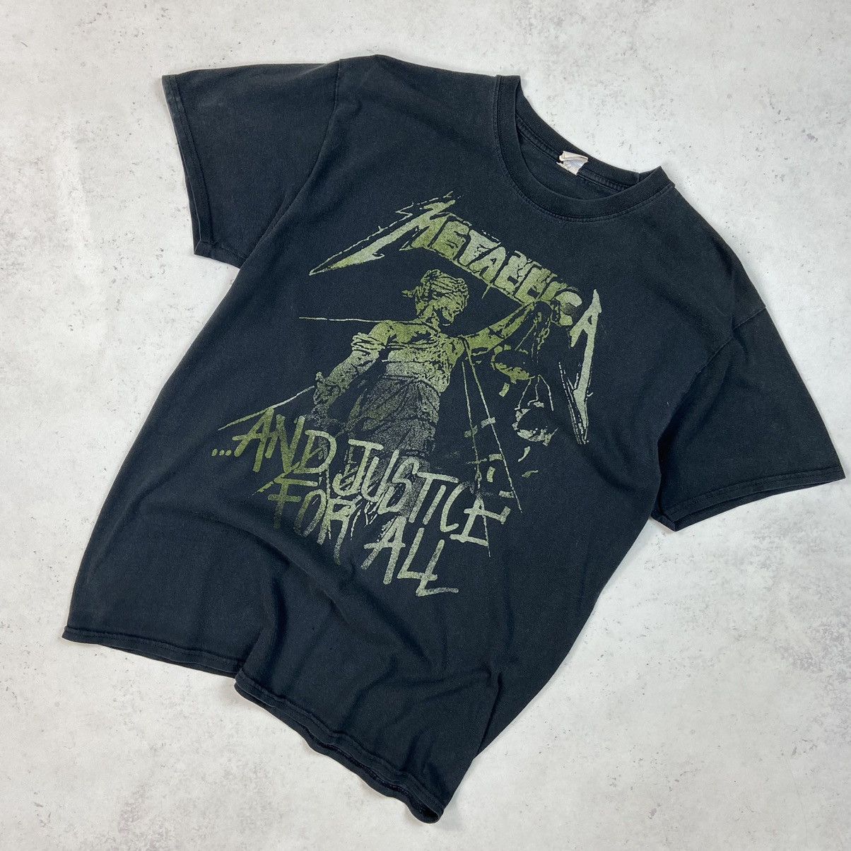 Band Tees × Metallica × Vintage RARE VINTAGE Metallica And Justice For ...