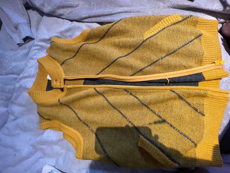 Kiko Kostadinov Kiko Kostadinov Bright Yellow Shoulder vest -DMC | Grailed