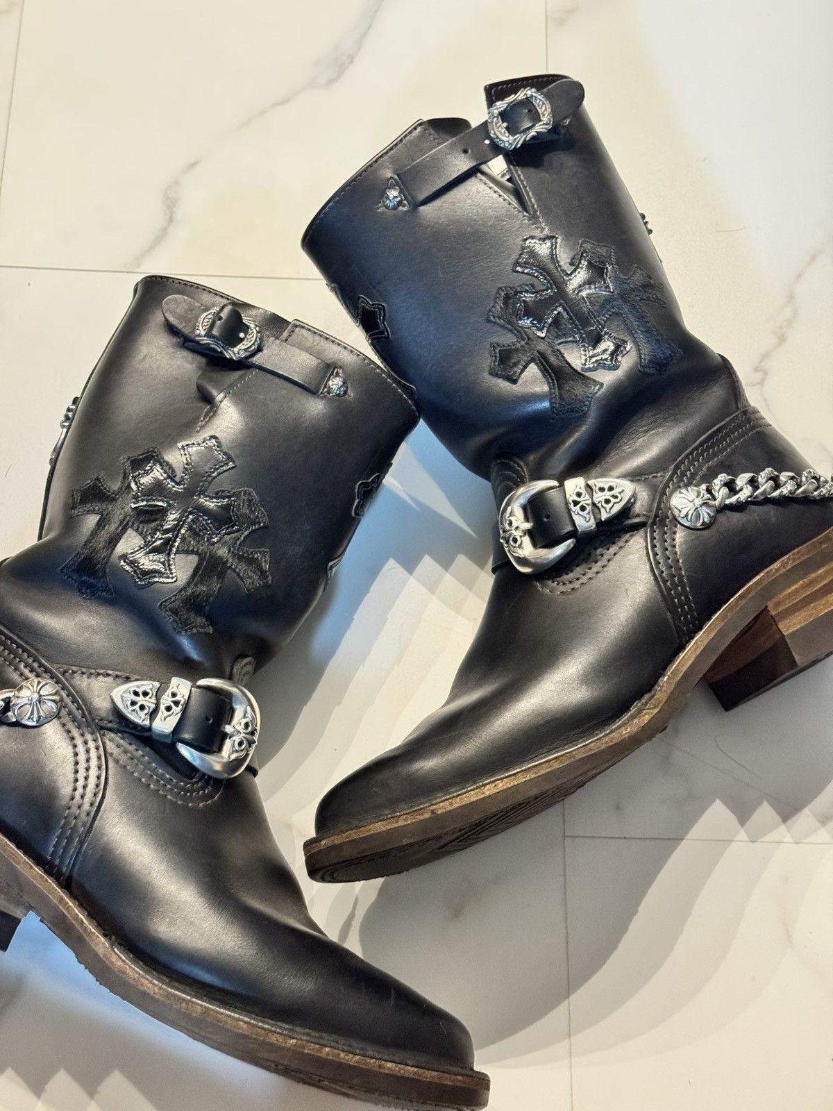Chrome Hearts Chrome Hearts X Wesco Grail Boots | Grailed