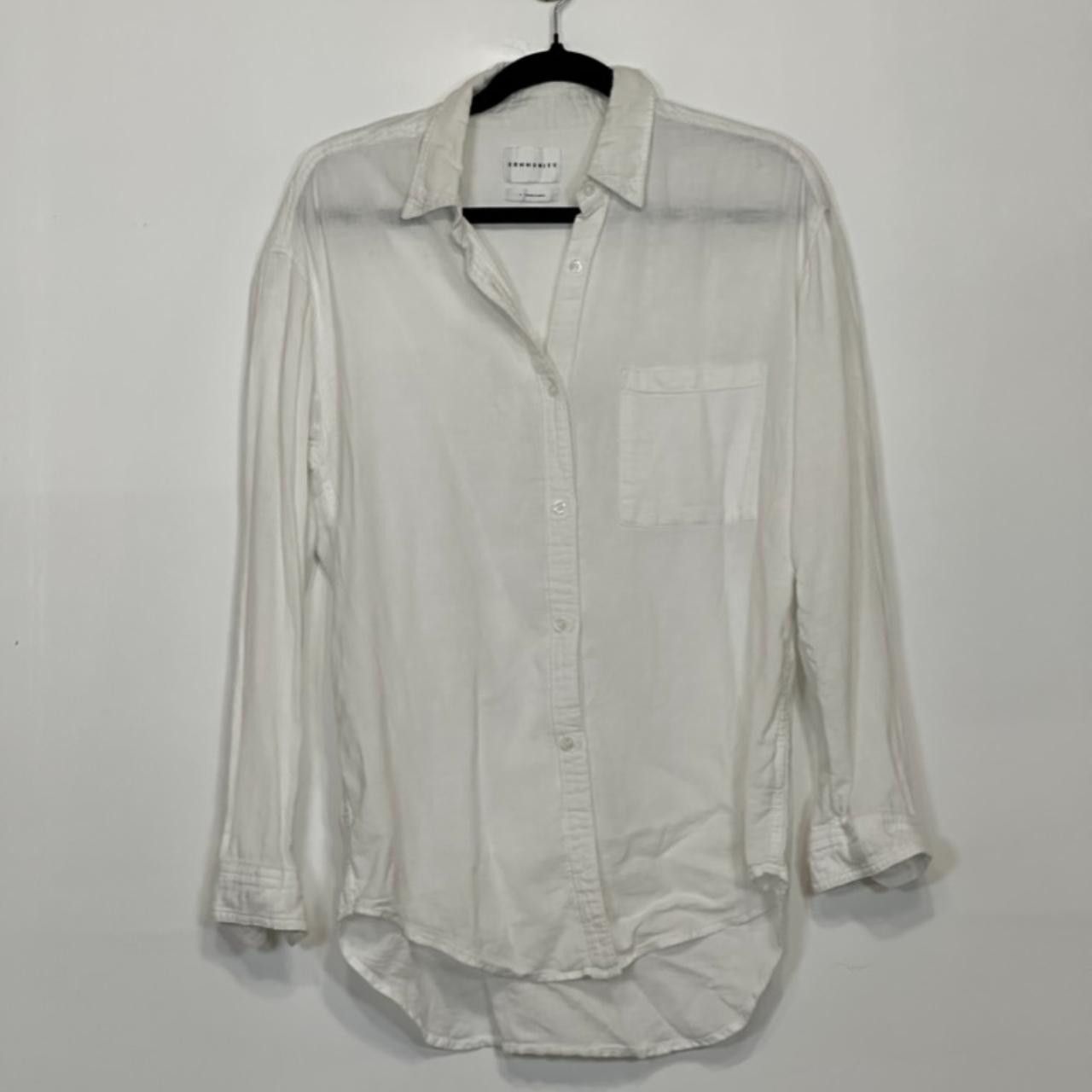 Aritzia Aritzia Community White Linen Blend | Grailed