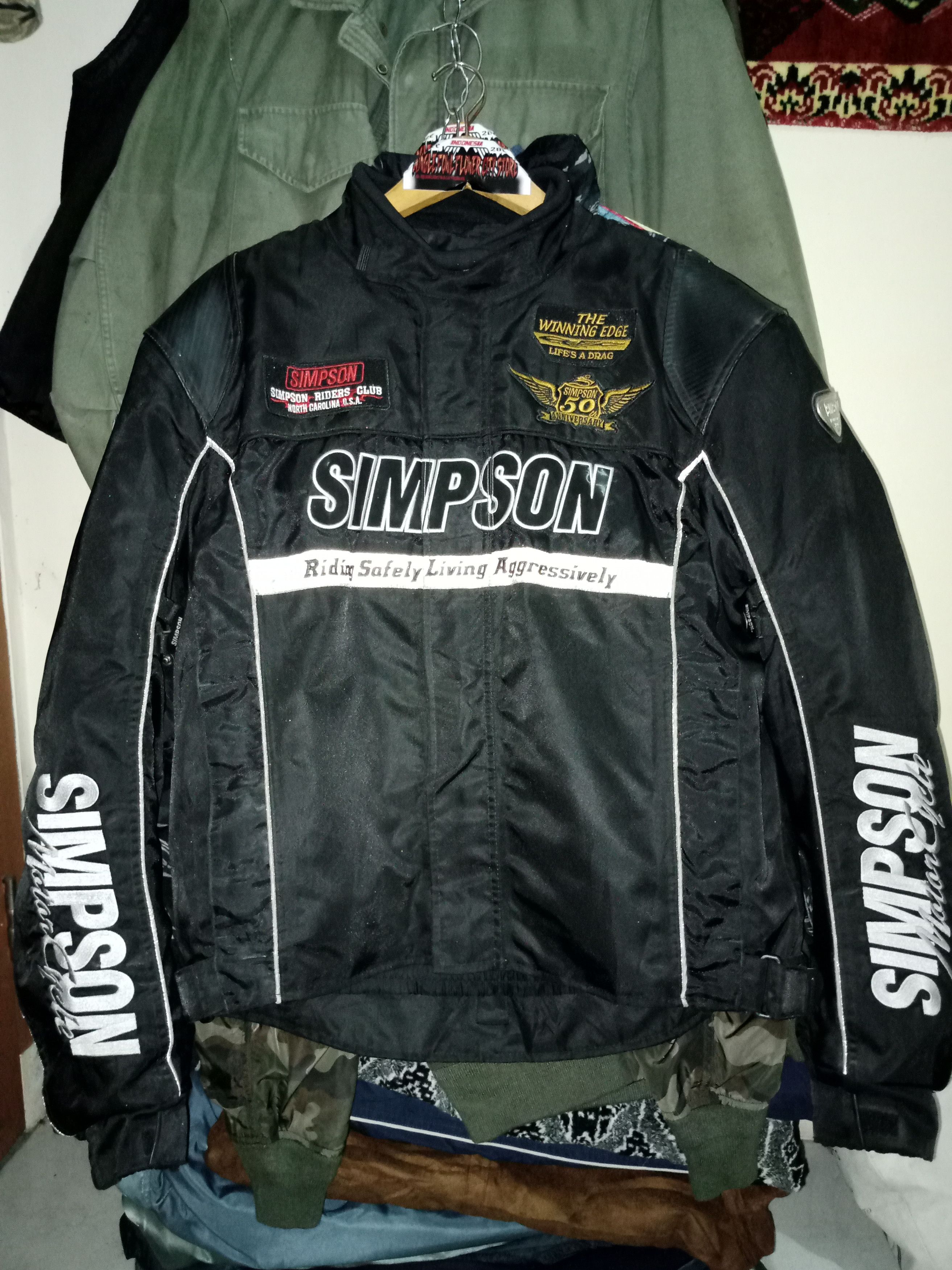 Vintage Vintage Simpson Racing Jacket | Grailed