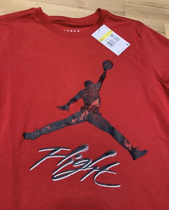 Jordan Brand Jordan Flight Red T-Shirt size S | Grailed