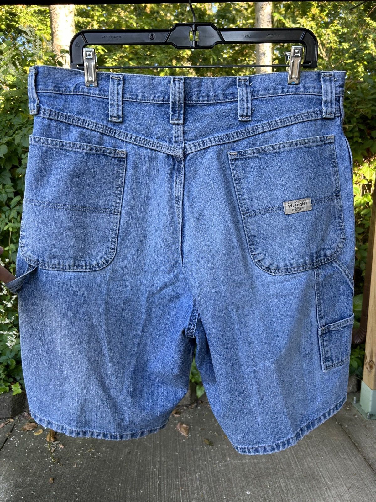 Vintage Vintage Wrangler Carpenter Baggy Denim Shorts Rare 00s | Grailed