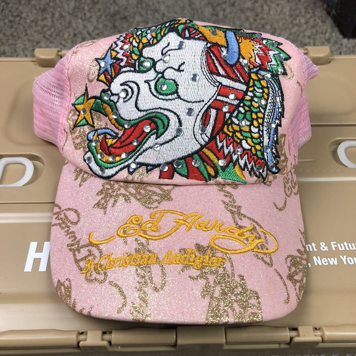 Ed Hardy Don Ed Hardy by Christian Audigier Colorful Mesh Trucker Hat ...