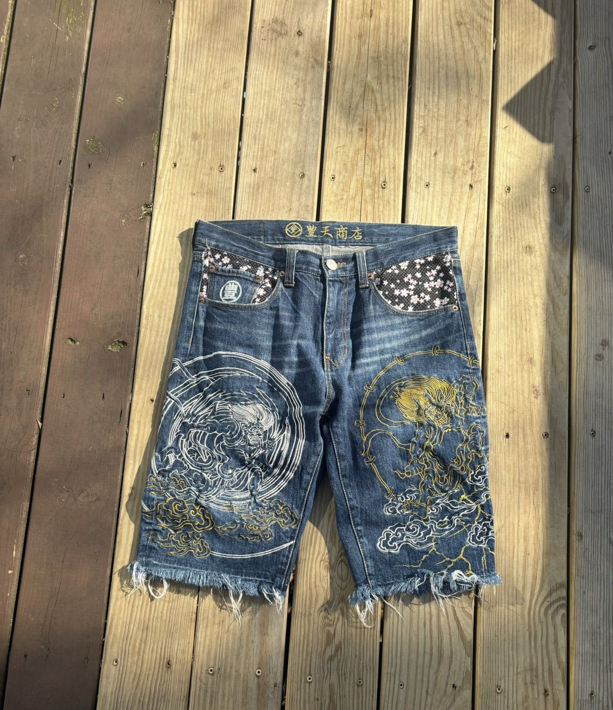 Vintage SUPER RARE and detailed Japanese brand jorts | Grailed
