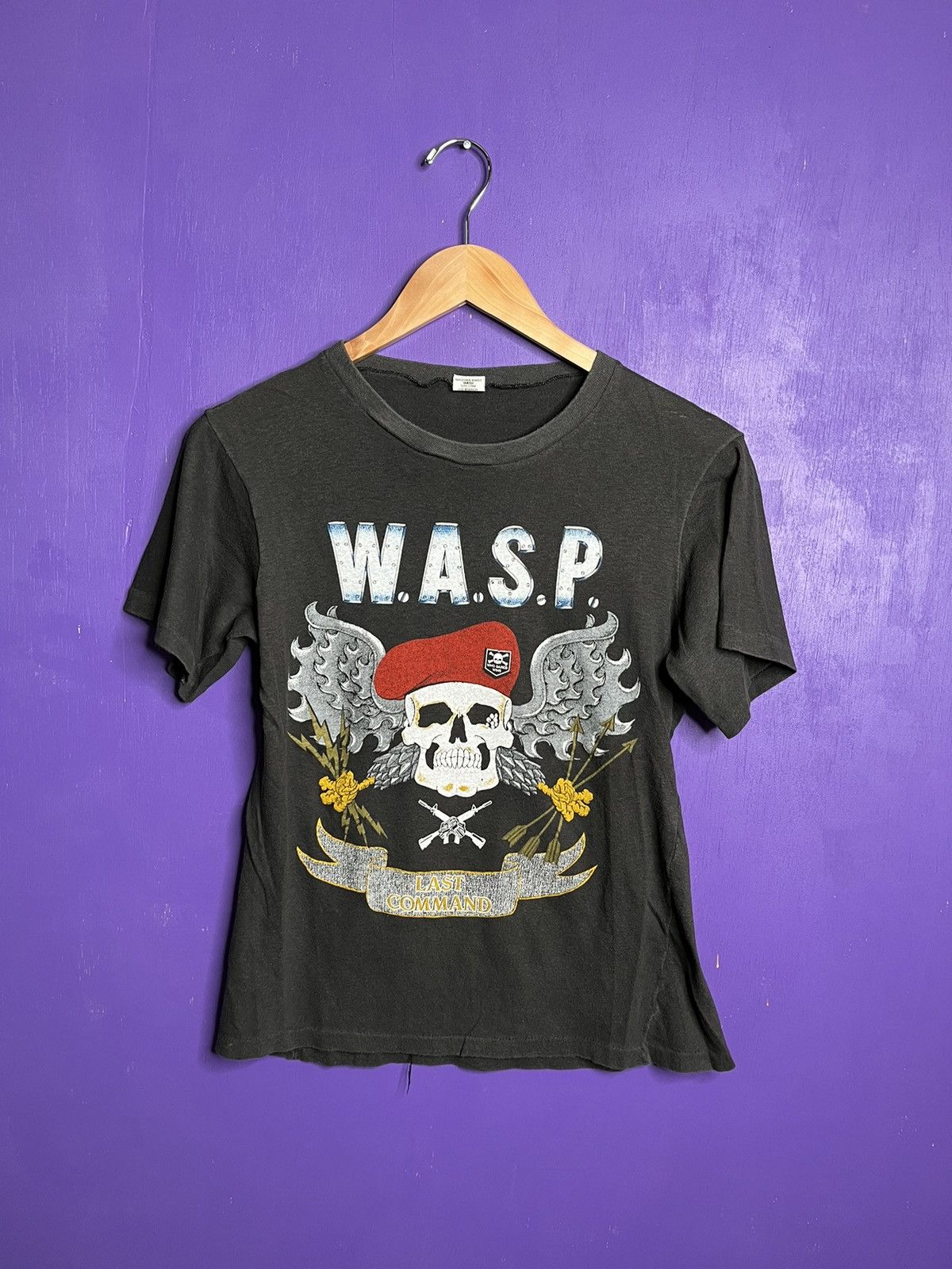 Band Tees × Vintage Vintage 1986 WASP last command tour t-shirt | Grailed