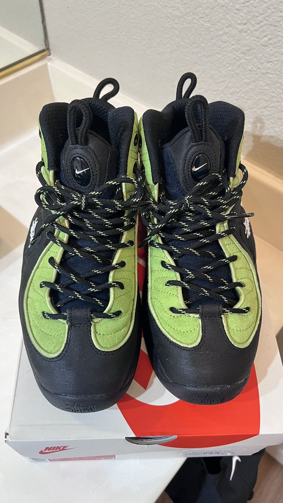 Nike Stussy x Air Penny 2 ‘Vivid Green’ | Grailed