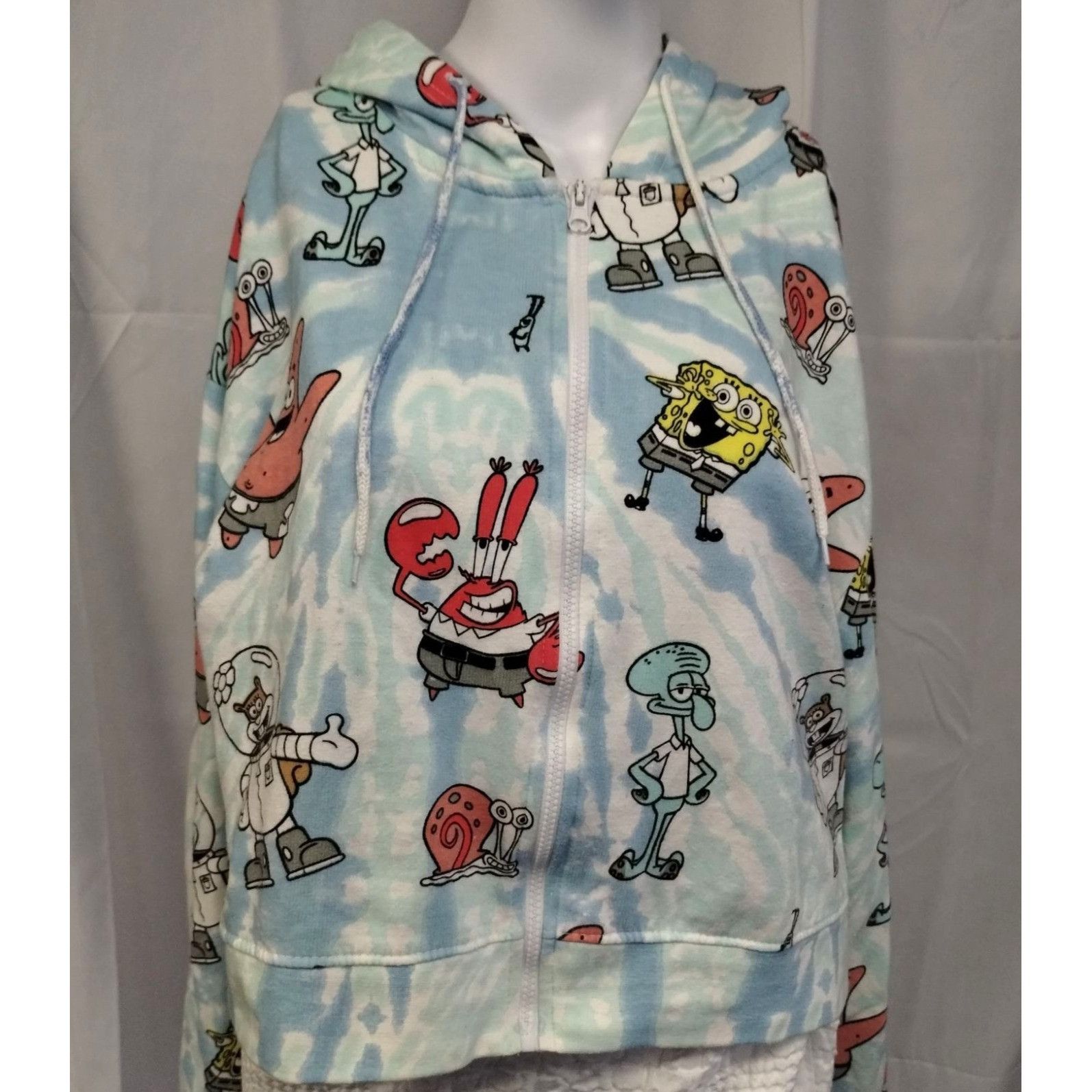 Nickelodeon Nickelodeon Women's Blue Sweater/Cropped SzL SKU3124 | Grailed