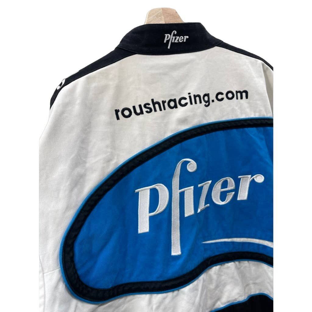 NASCAR × Vintage Vintage 1990's Pfizer Racing Mark Martin Nascar Jacket ...