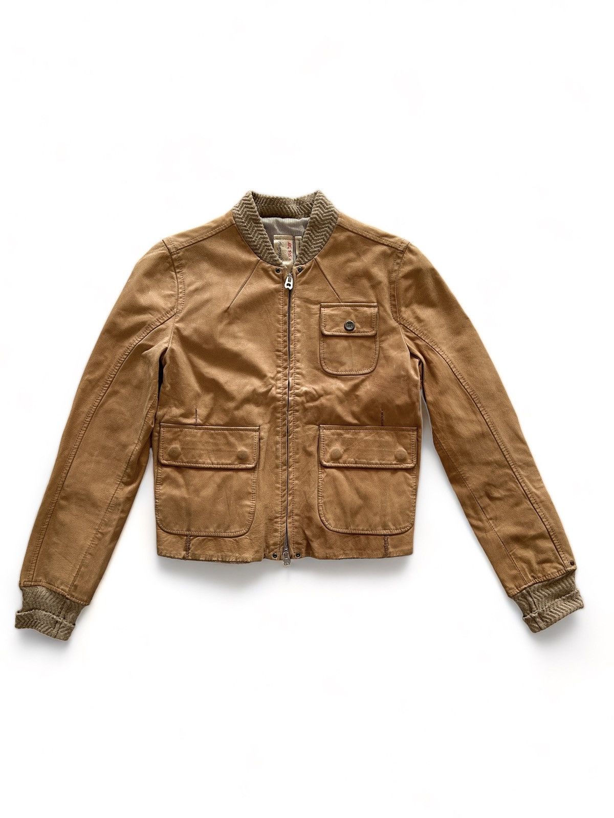 Diesel Diesel Denim Gallery Calf Leather Work Jacket | Grailed