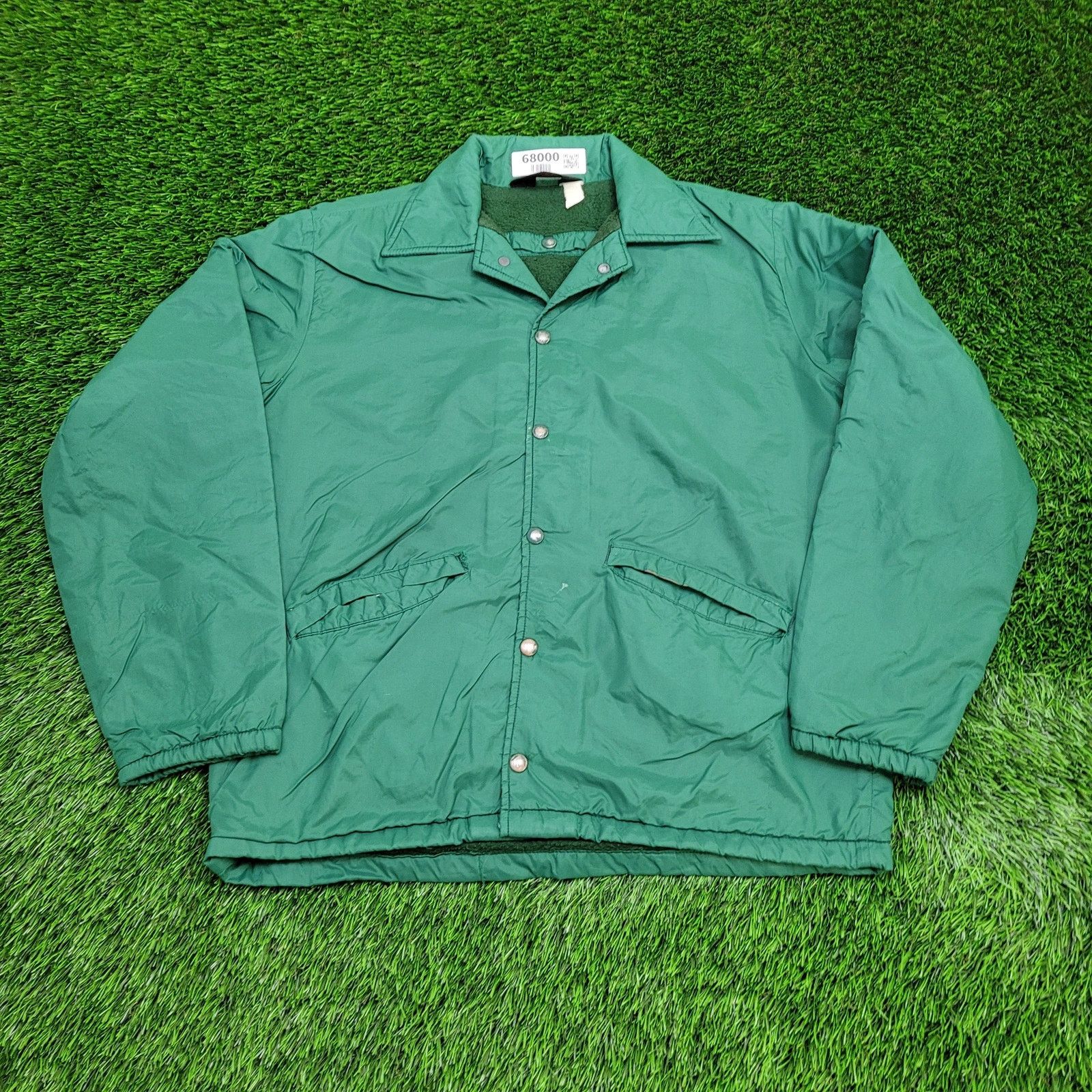 Other Vintage 70s Pla-Jack Coach Jacket Medium 24x27 Green | Grailed