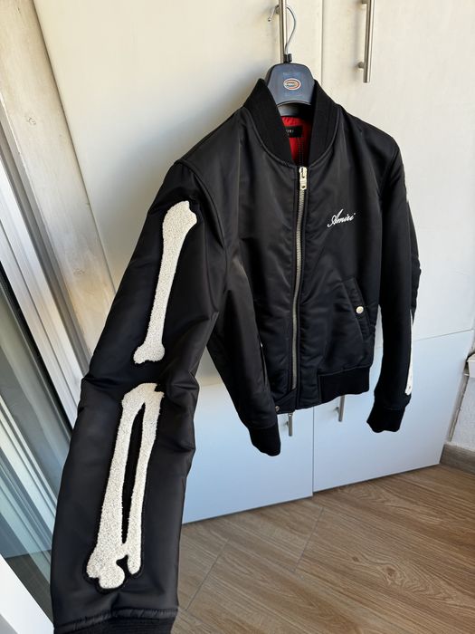 Amiri Amiri Skeleton Bomber Jacket | Grailed