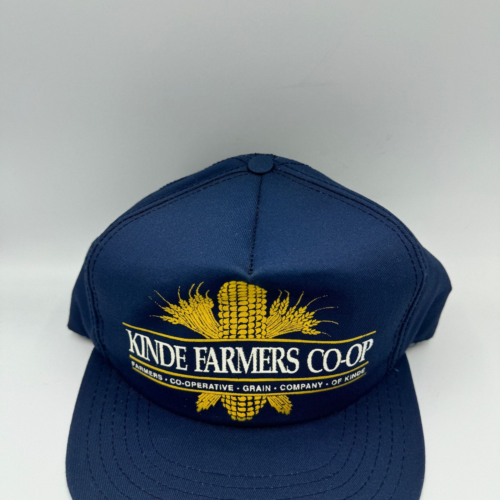 Vintage Vintage Kinde Farmers Co-op Hat Blue Trucker Snapback 80s | Grailed