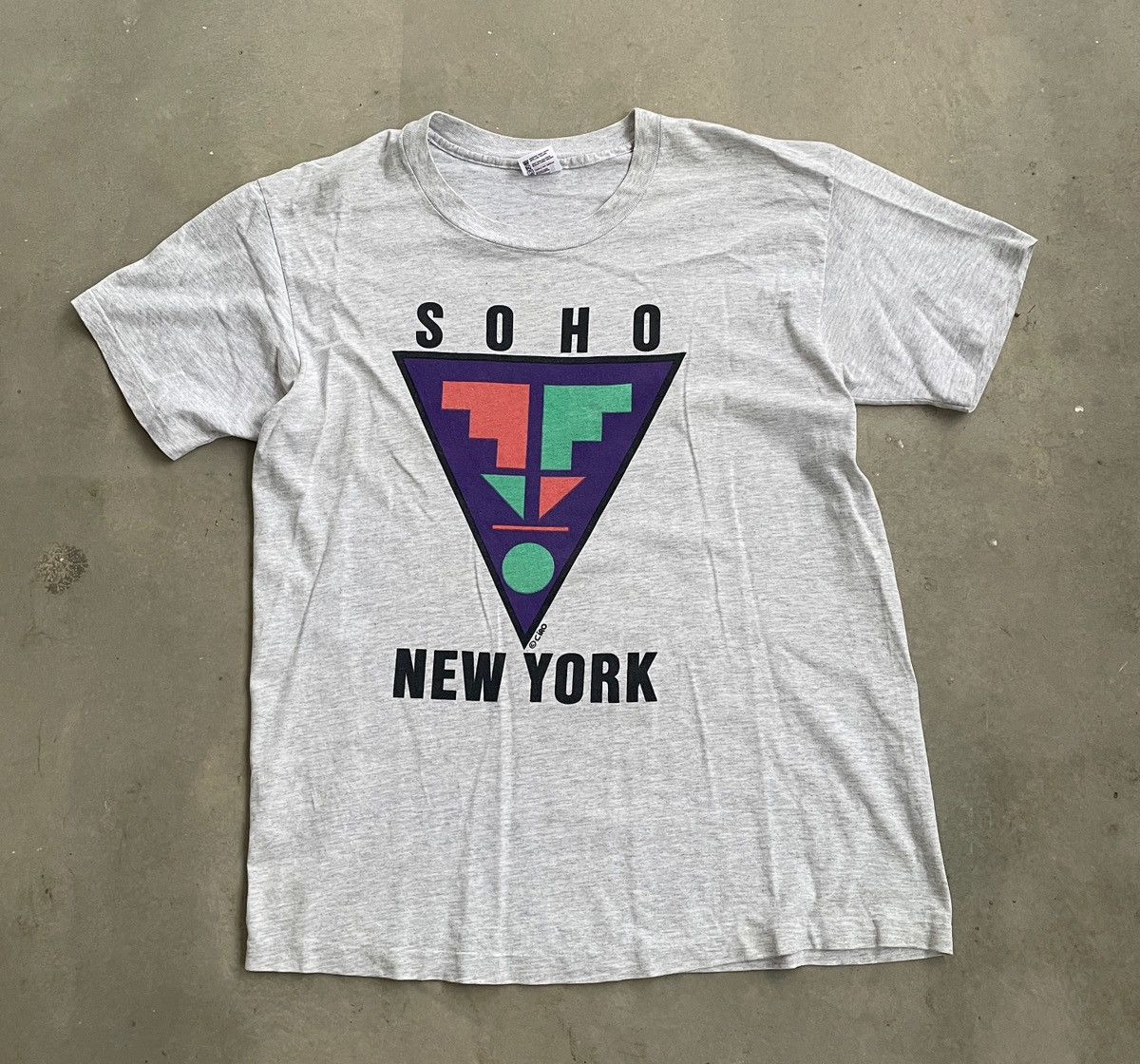 Art × Vintage VINTAGE 90s SOHO NEW YORK CIRO POP ART SINGLE STITCH TEE ...