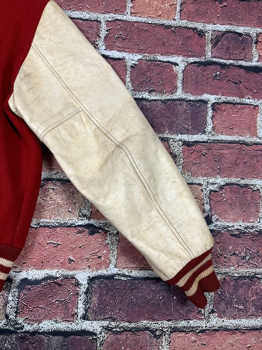 Vintage Vintage 60s Butwin Letterman Varsity Jacket Leather Wool | Grailed