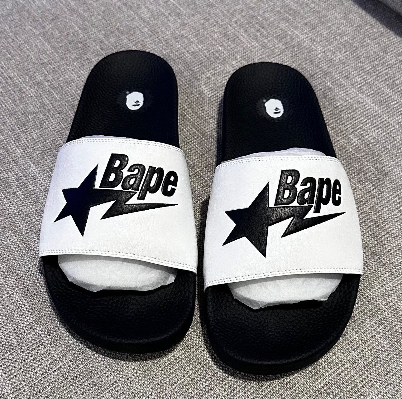 Bape Bapesta Slides | Grailed