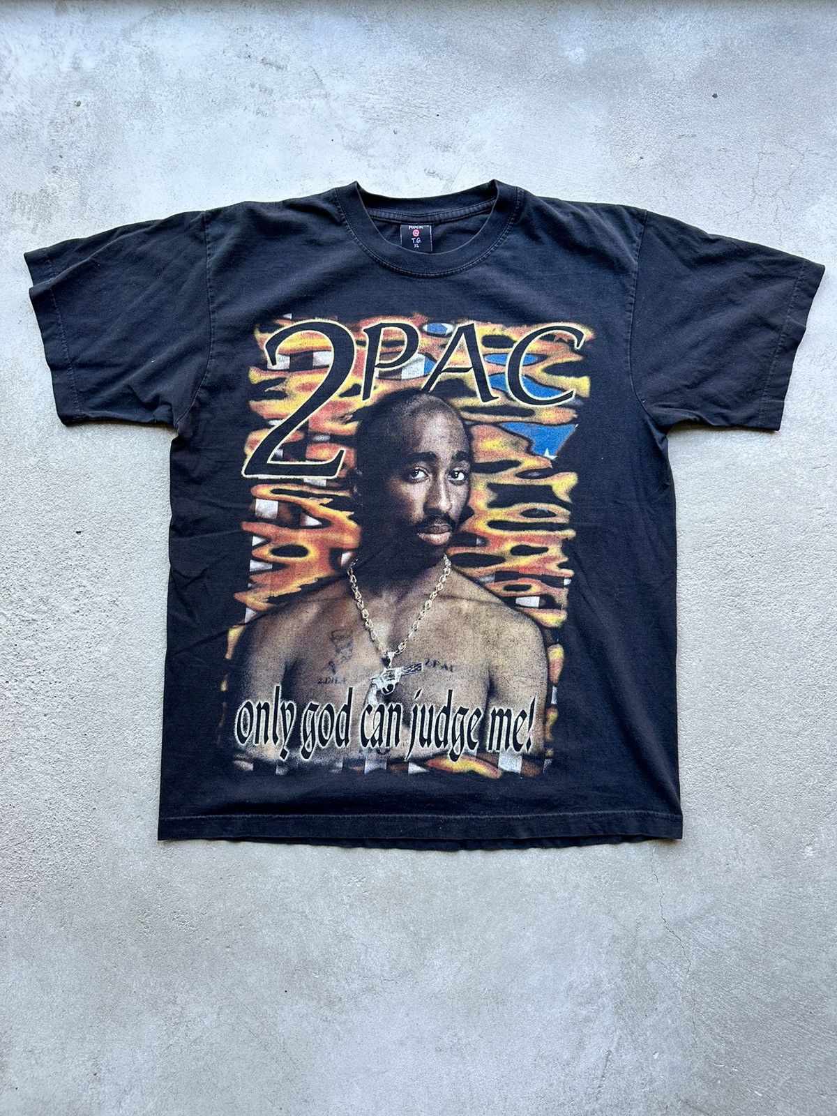 Rap Tees × Streetwear × Vintage 90’s 2Pac Tupac Rap Tee Only God Can ...