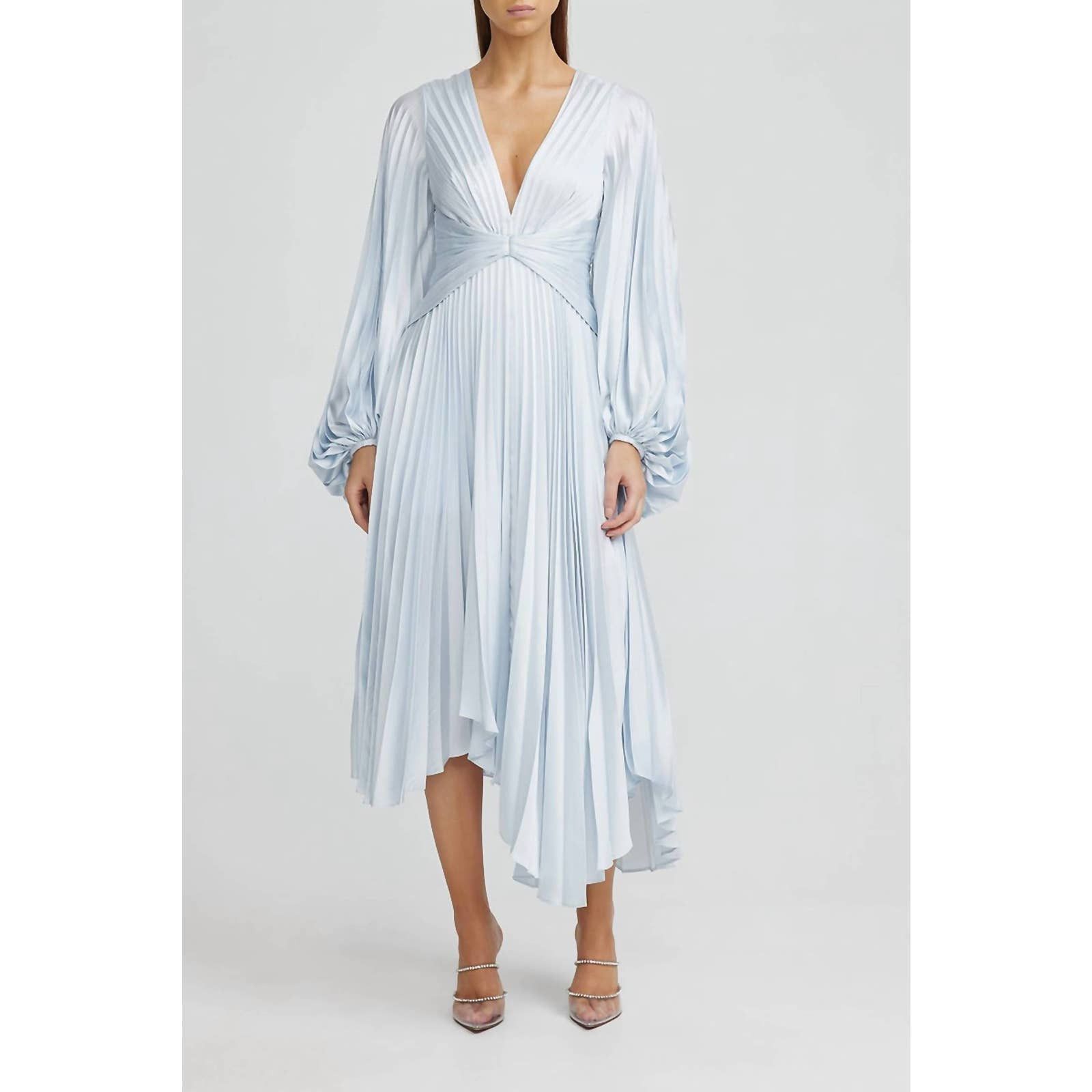 acler Palms Dress In Sky Blue | Grailed