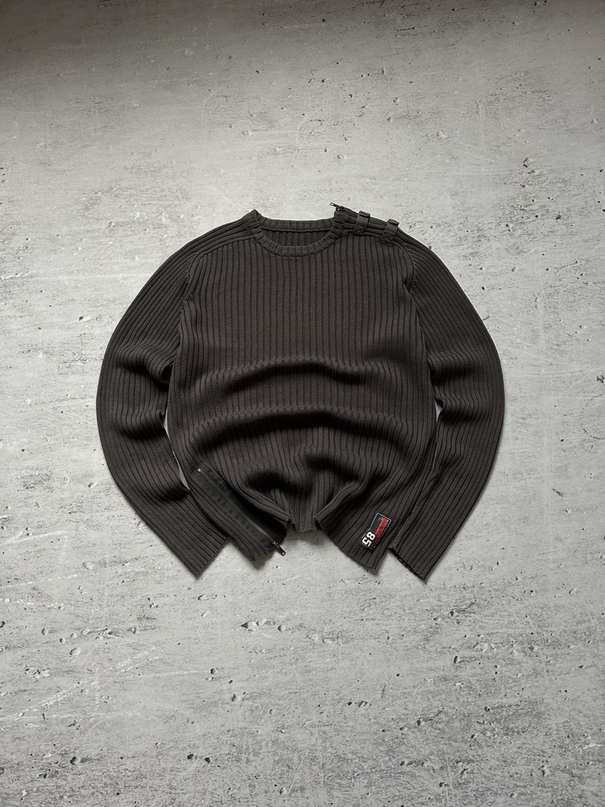 Diesel 🔥VINTAGE AVANT GARDE DIESEL STYLE MILITARY KNIT SWEATER 00s🔥 ...