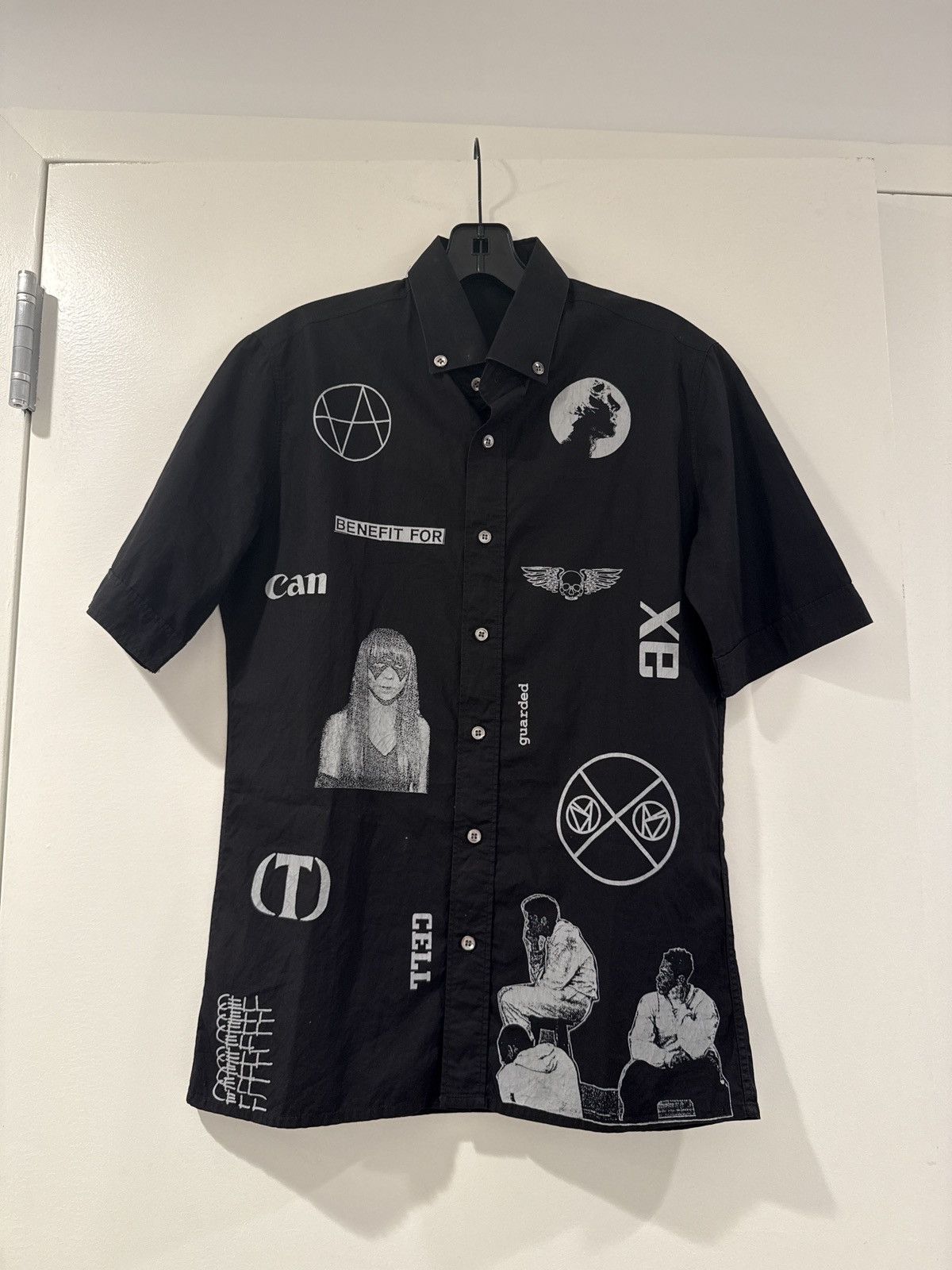 Raf Simons SS03 Consumed Cell button up | Grailed