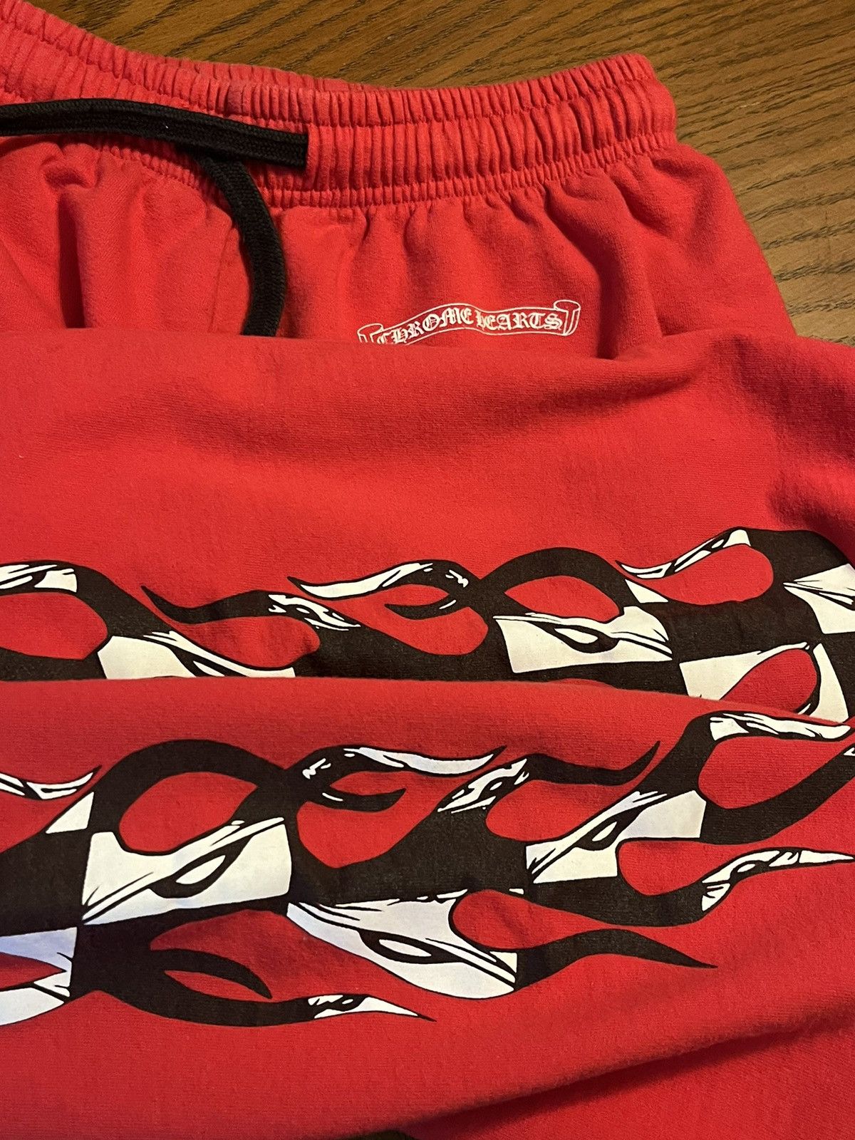 Chrome Hearts Chrome Hearts Matty boy 99 eyes flame sweatpants | Grailed