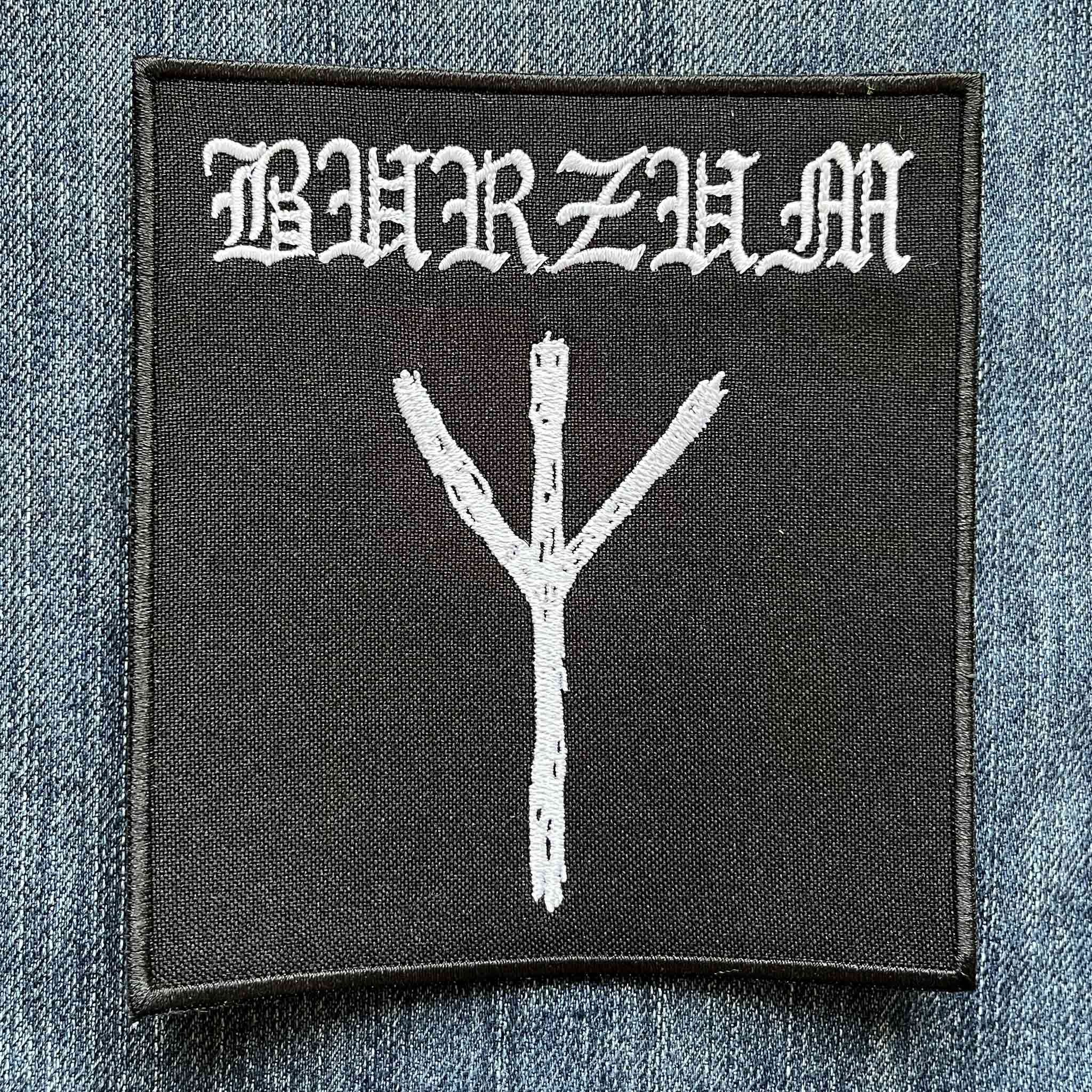 Band Tees × Rock Band × Rock T Shirt BURZUM Algiz RUNE PATCH | Grailed