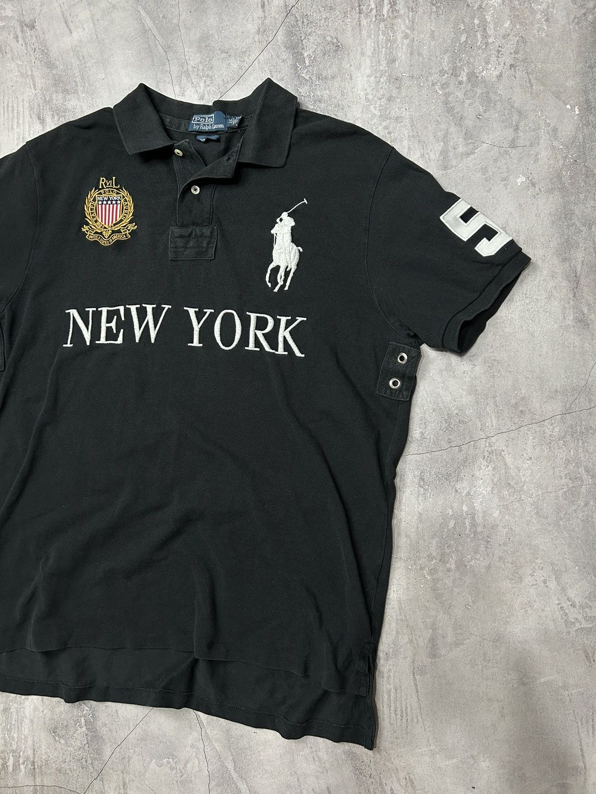 Polo Ralph Lauren Polo Ralph Lauren no 5 New York Chief Keef style XL | Grailed