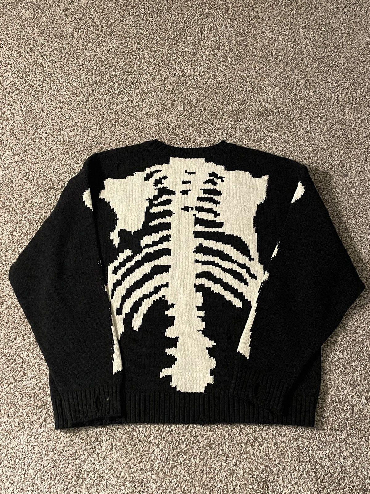 Kapital Kapital Bone Knit Sweater | Grailed