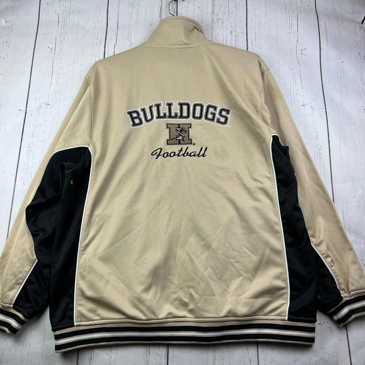 Reebok × Vintage Georgia Bulldogs Football Large Varsity Full Zip ...