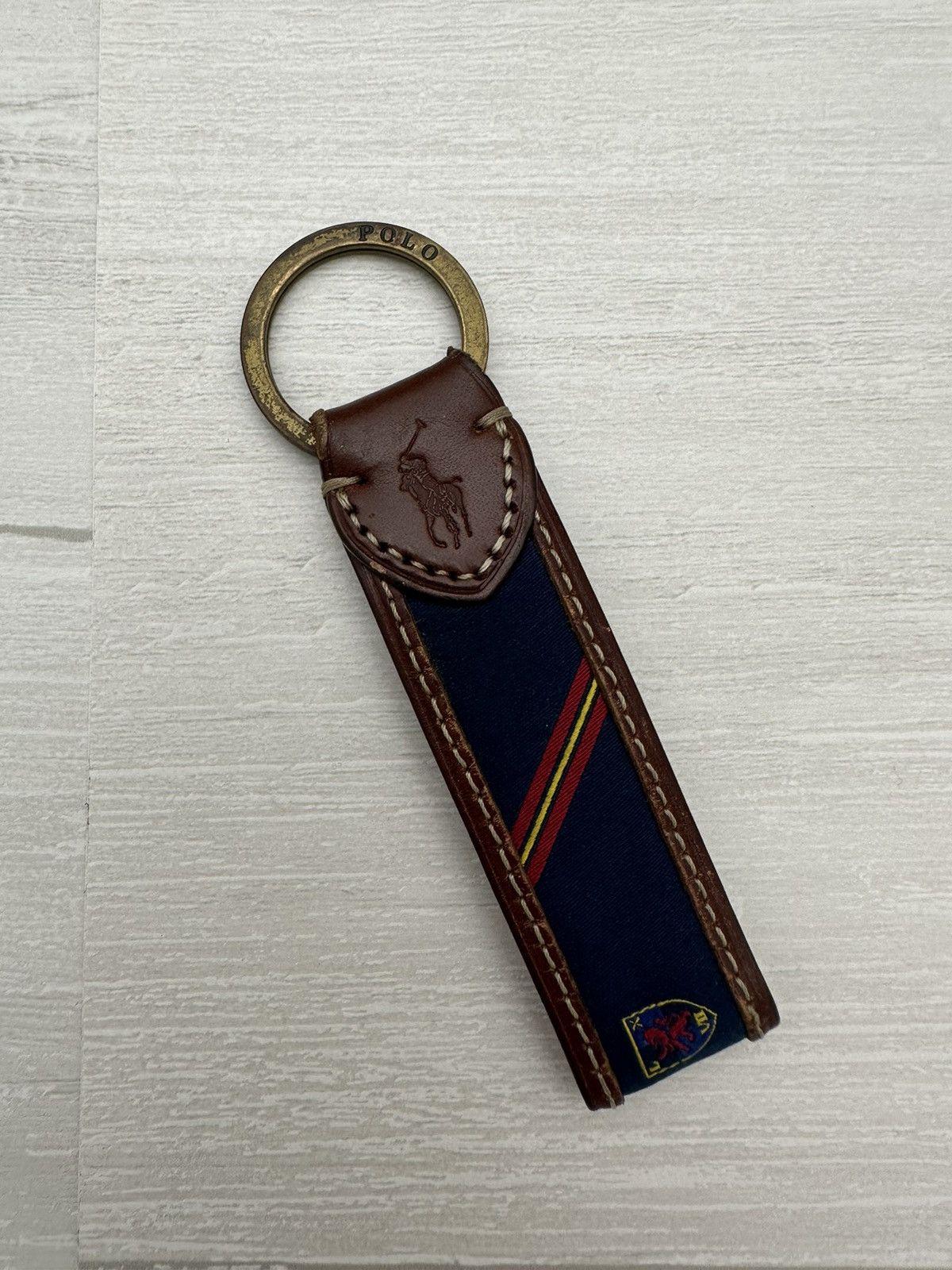 Polo Ralph Lauren Polo Ralph Lauren Brown Logo Loop Keychain | Grailed