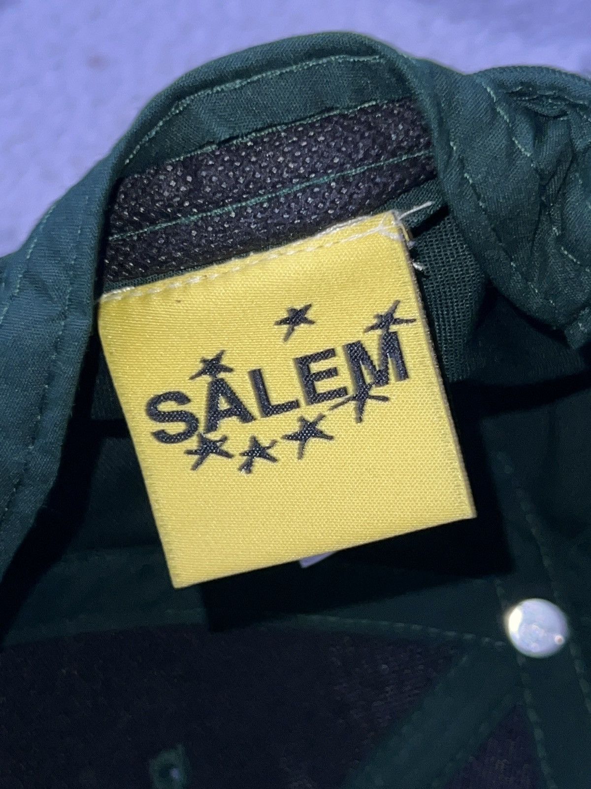 Drain Gang Salem S4LEM Flag Hat Green USA | Grailed