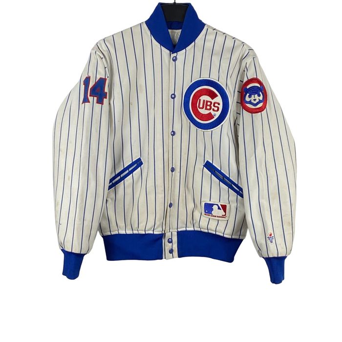 Vintage Vintage 70s Felco MLB Chicago Cubs Snap Pinstripe Varsity Ja ...