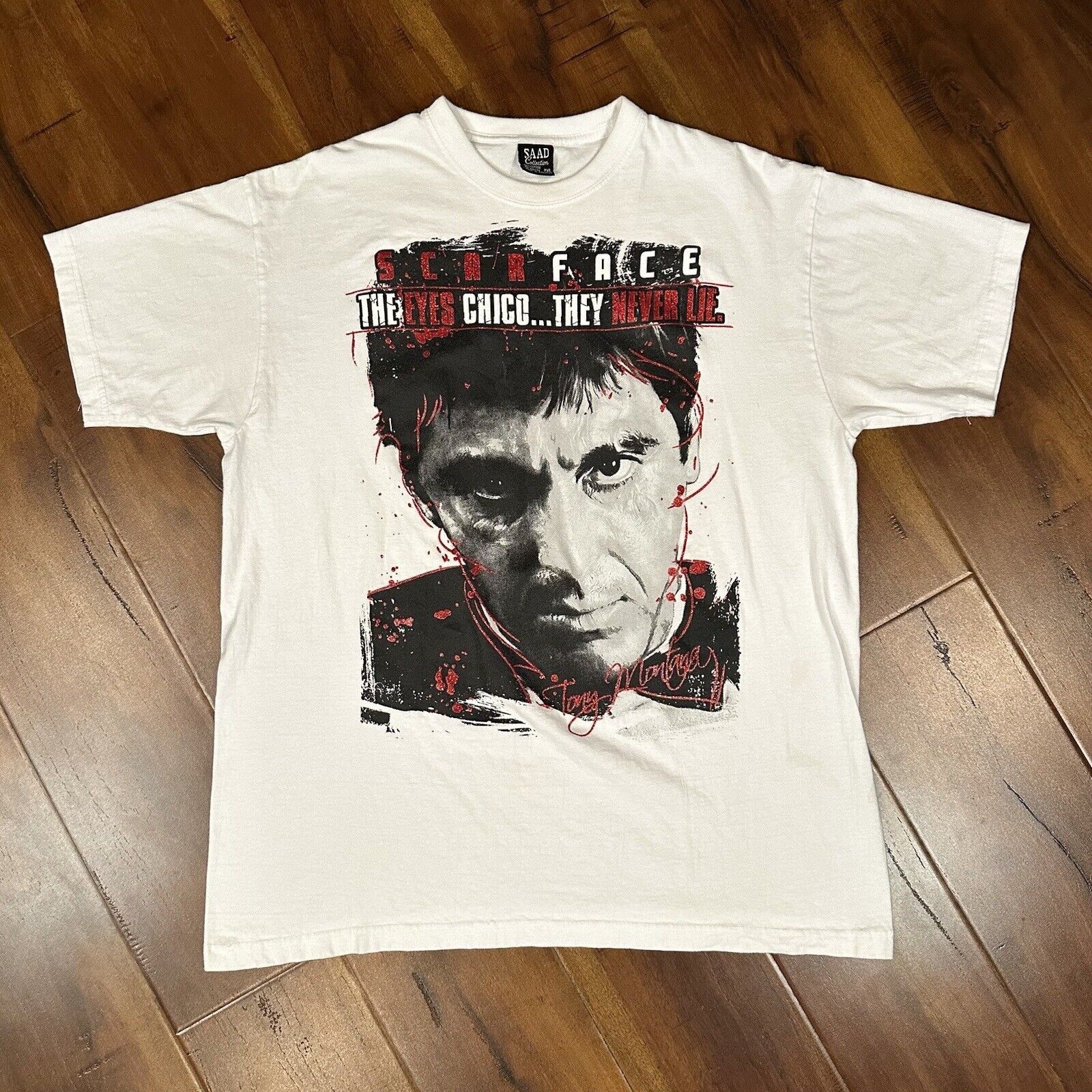 Vintage Scarface Tony Montana Eyes Chico they never lie movie promo ...