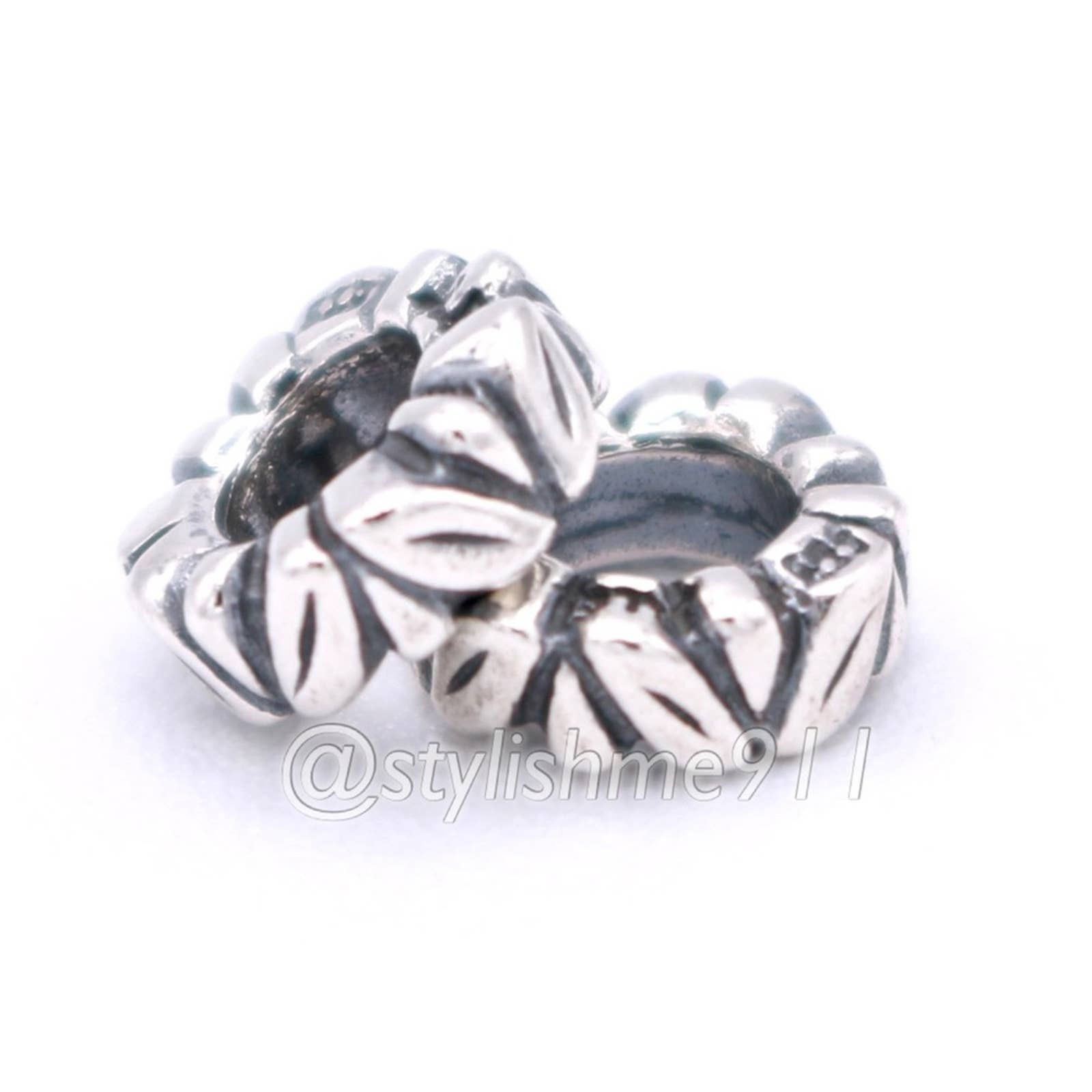 pandora Two- Authentic PANDORA Leaf Spacer | Grailed