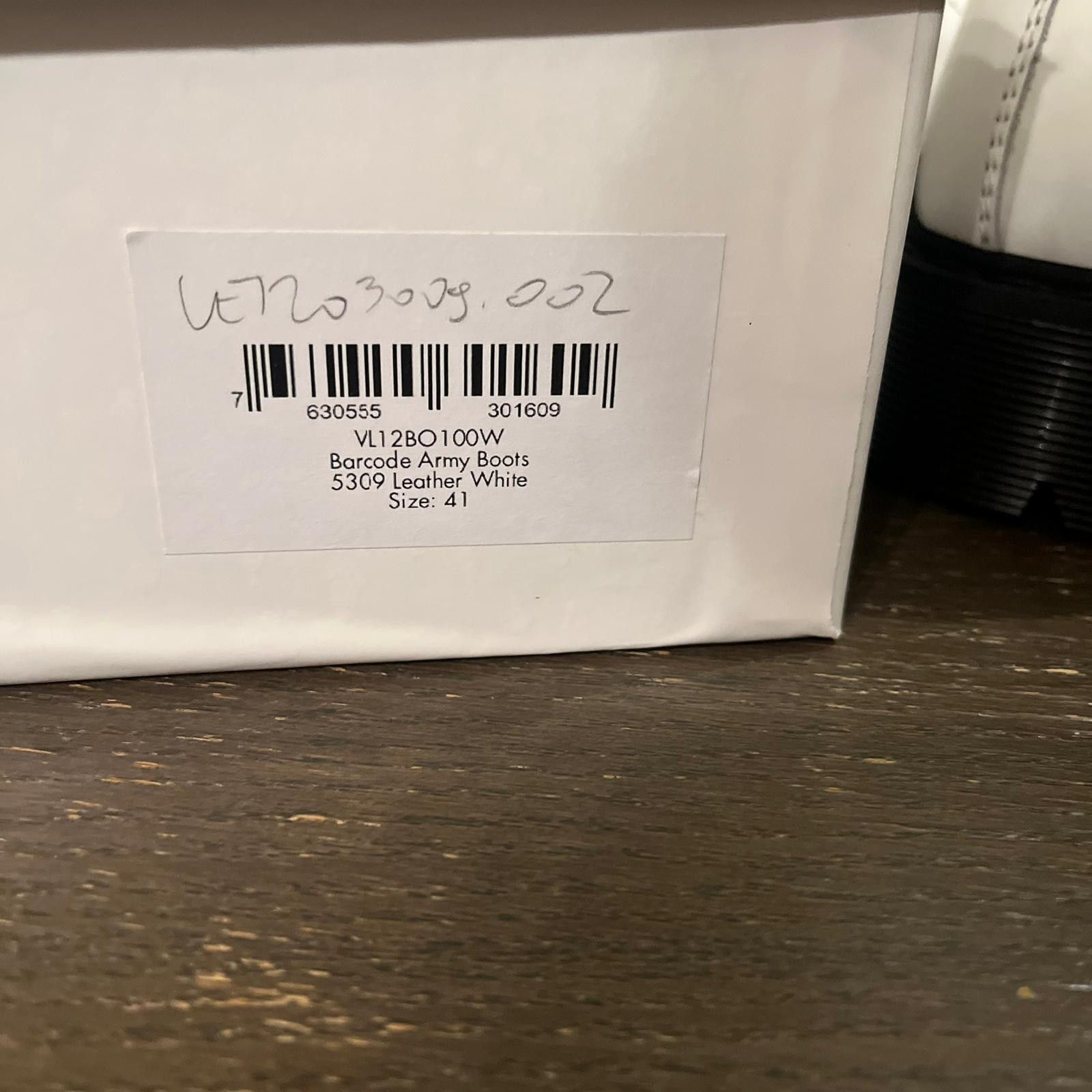 Vetements Barcode Army Code in White | Grailed